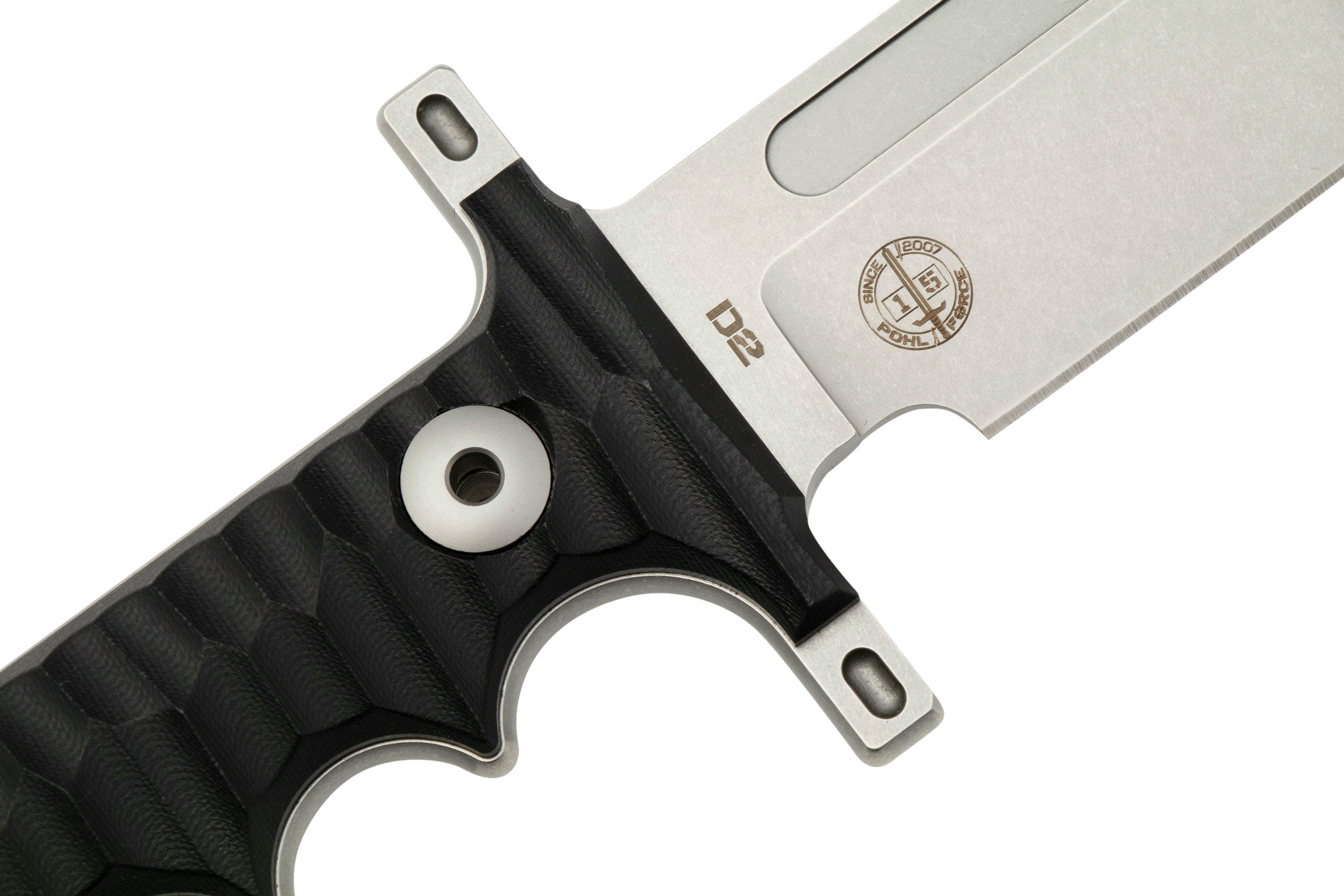 Pohl Force Quebec Two, 2443 Stonewashed, fixed knife | Advantageously ...