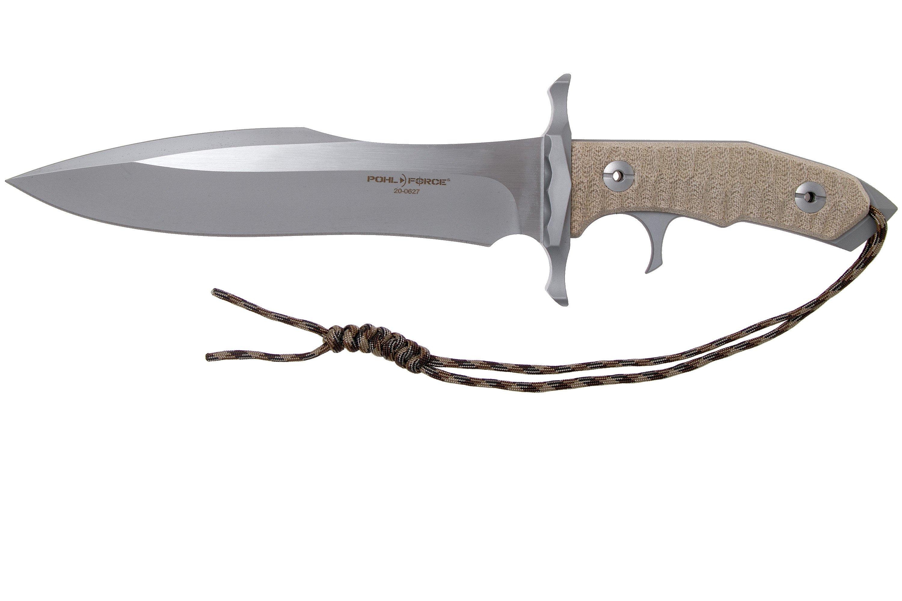 Pohl Force MK-9 Leather 5003 Last Blood CNC2 Edition Rambo faca ...