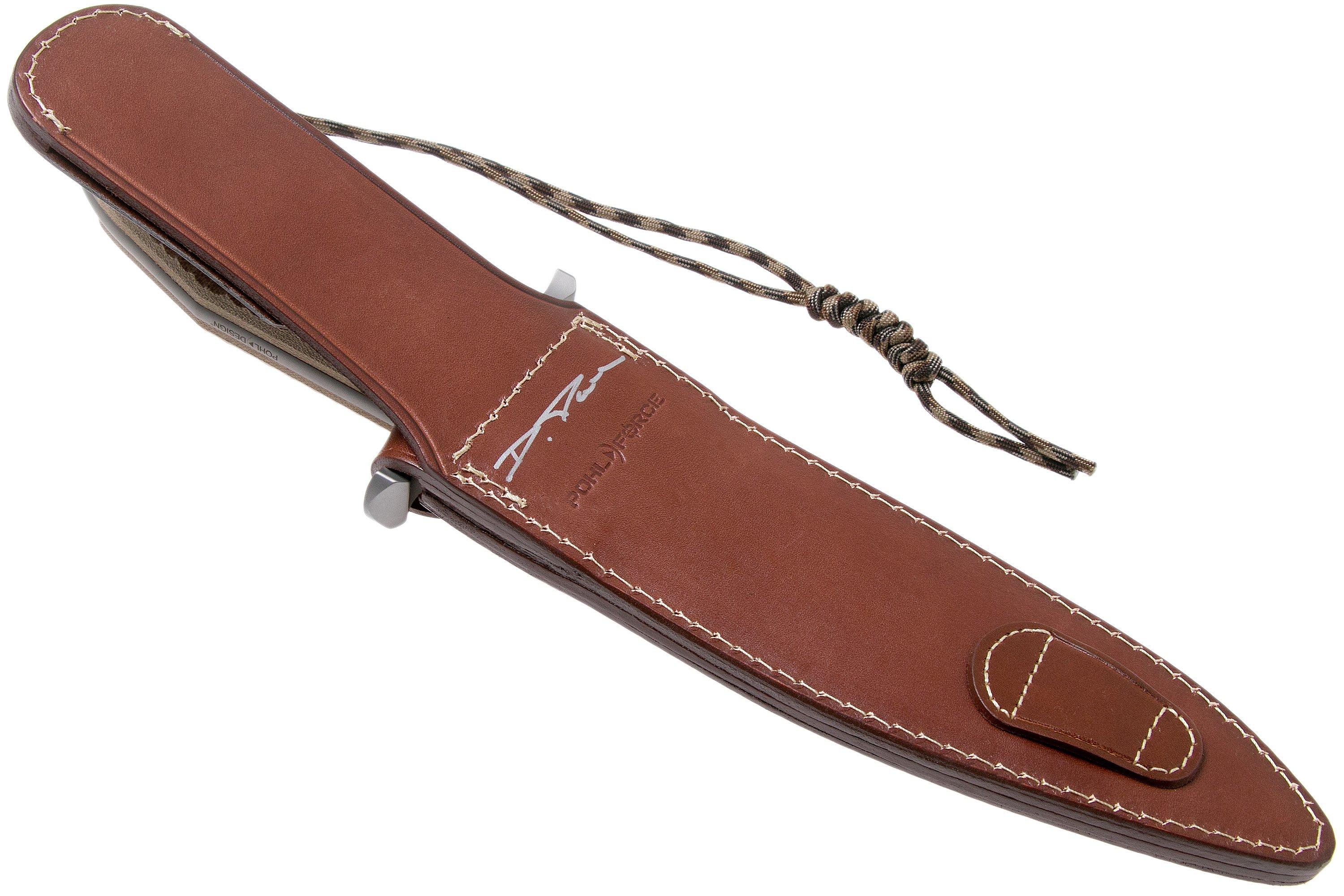 Pohl Force MK-9 Leather 5003 Last Blood CNC2 Edition Rambo knife ...