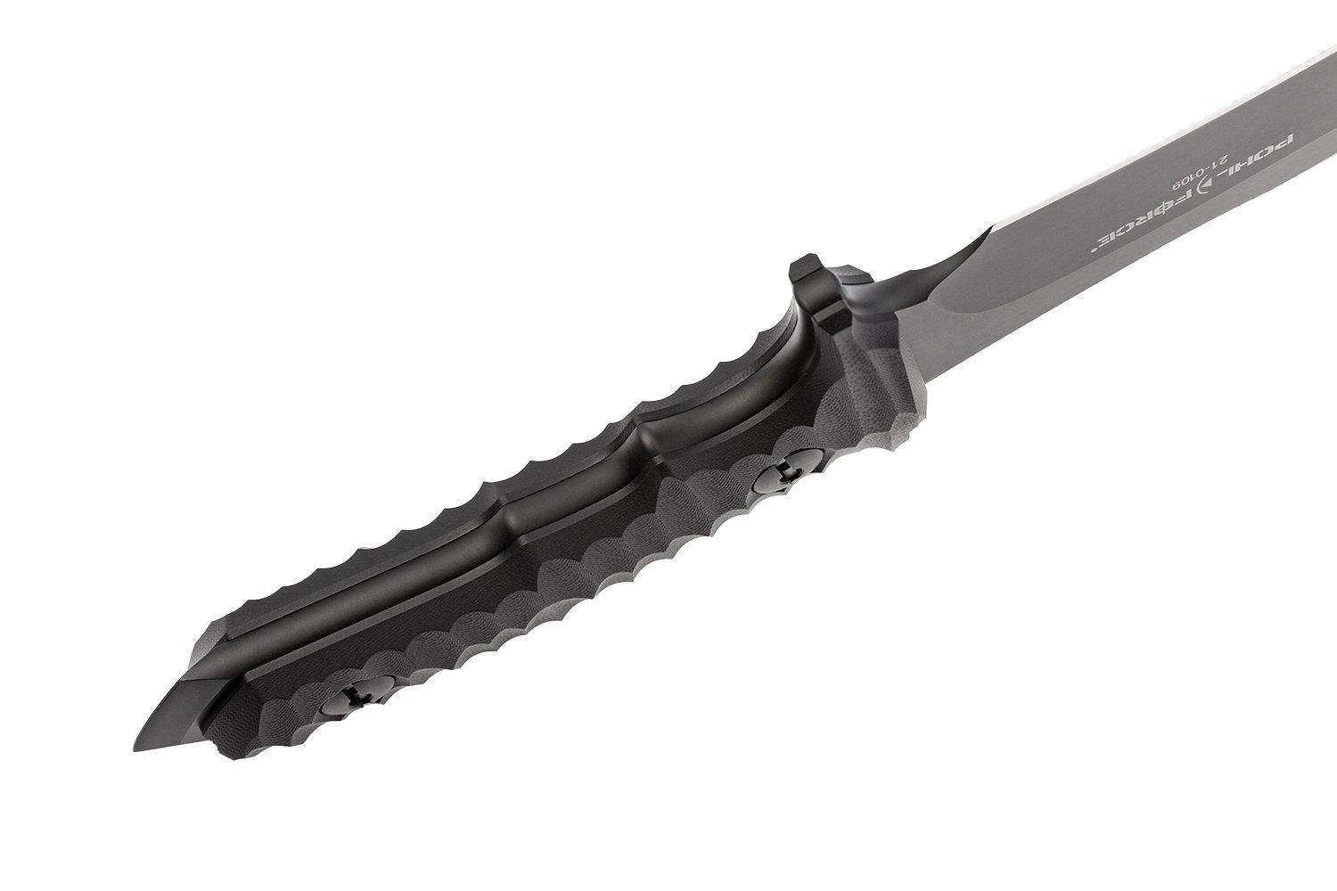 Pohl Force Tactical Nine Black 5015 survival knife, Dietmar Pohl design ...