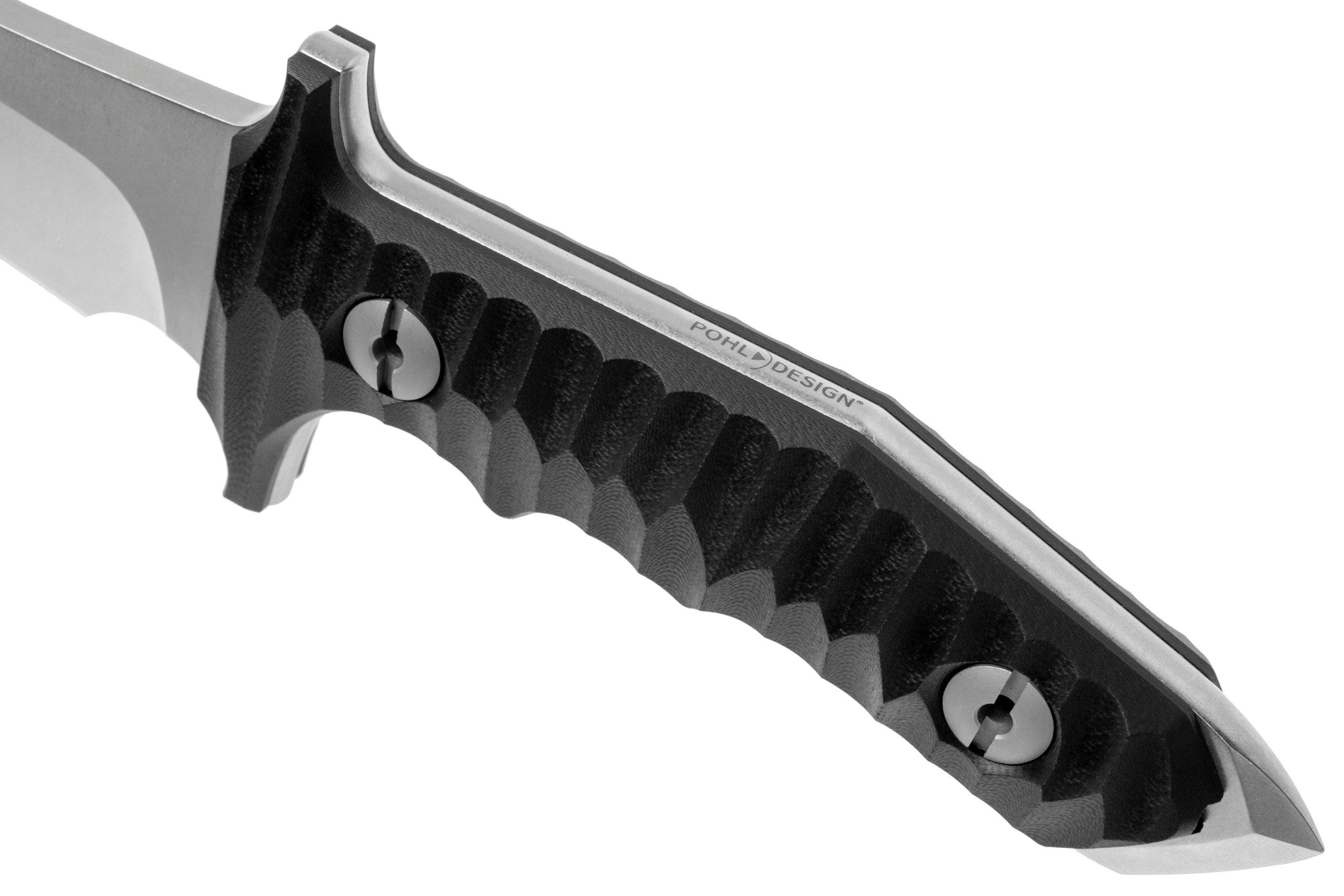 Pohl Force Tactical Nine Stonewashed FDE 5105 survival knife, Dietmar ...