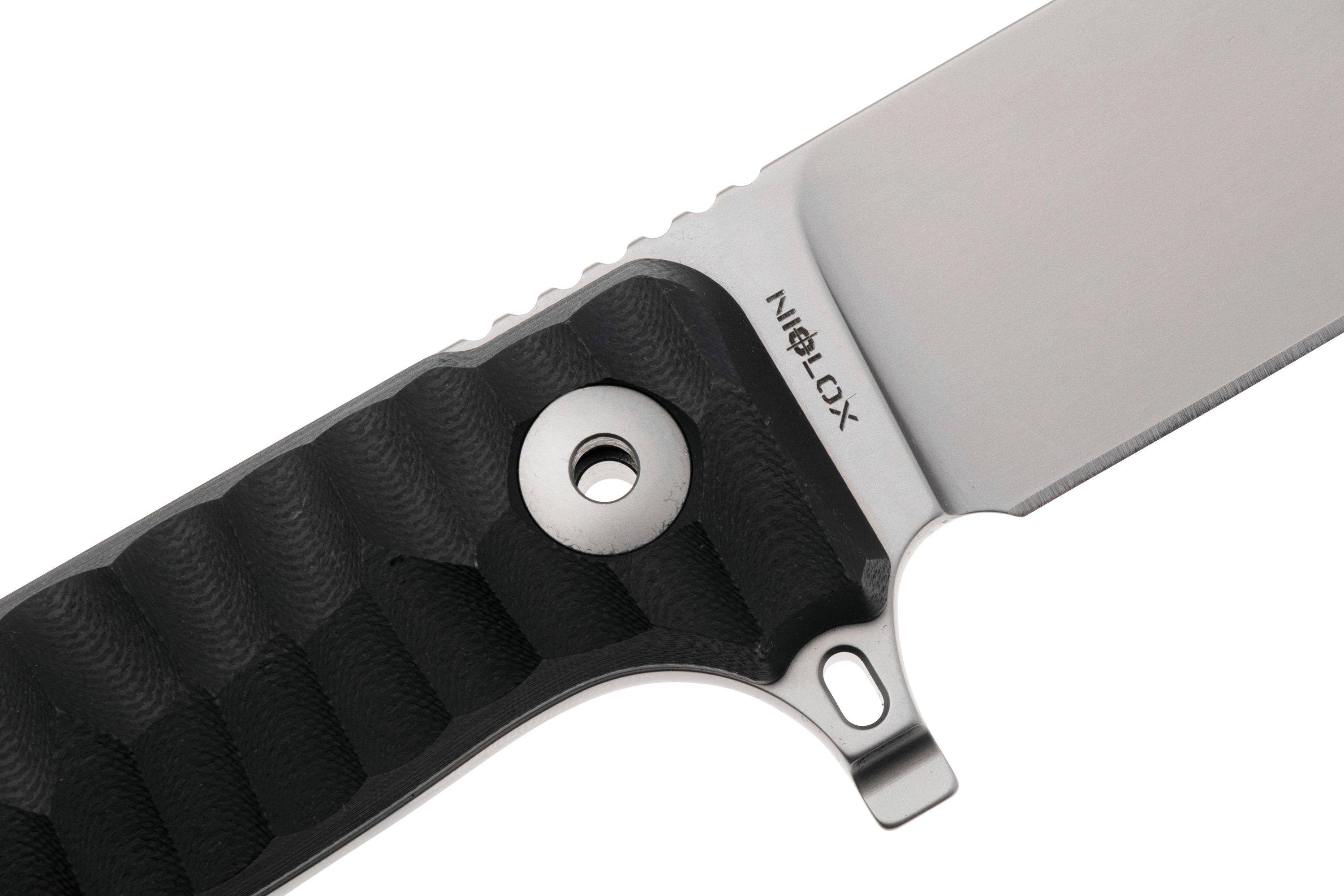 Pohl Force Prepper S.E.R.E. II, 5109, Niolox, Black G10, survival knife ...