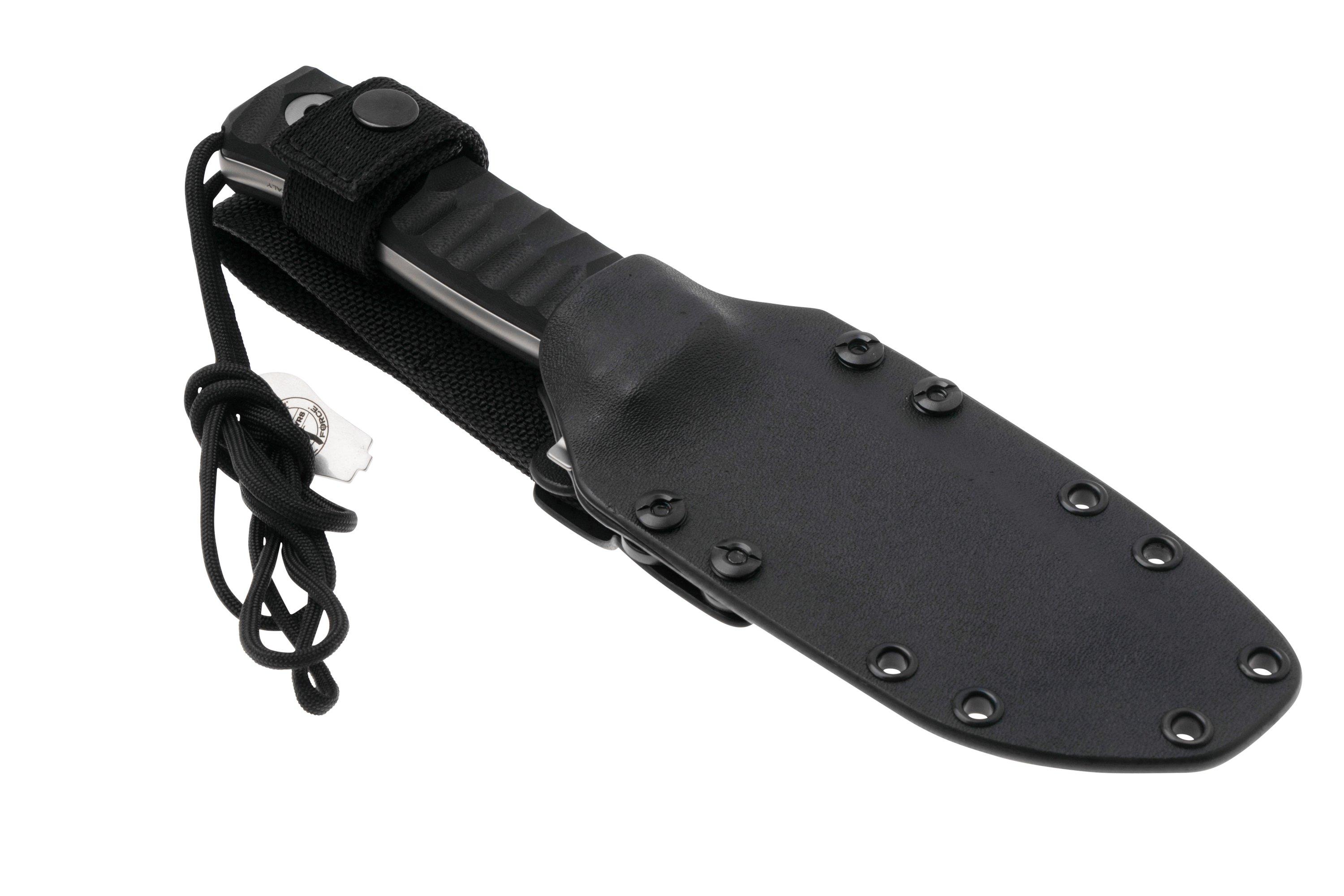 Pohl Force Prepper S.E.R.E. II, 5109, Niolox, Black G10, survival knife ...