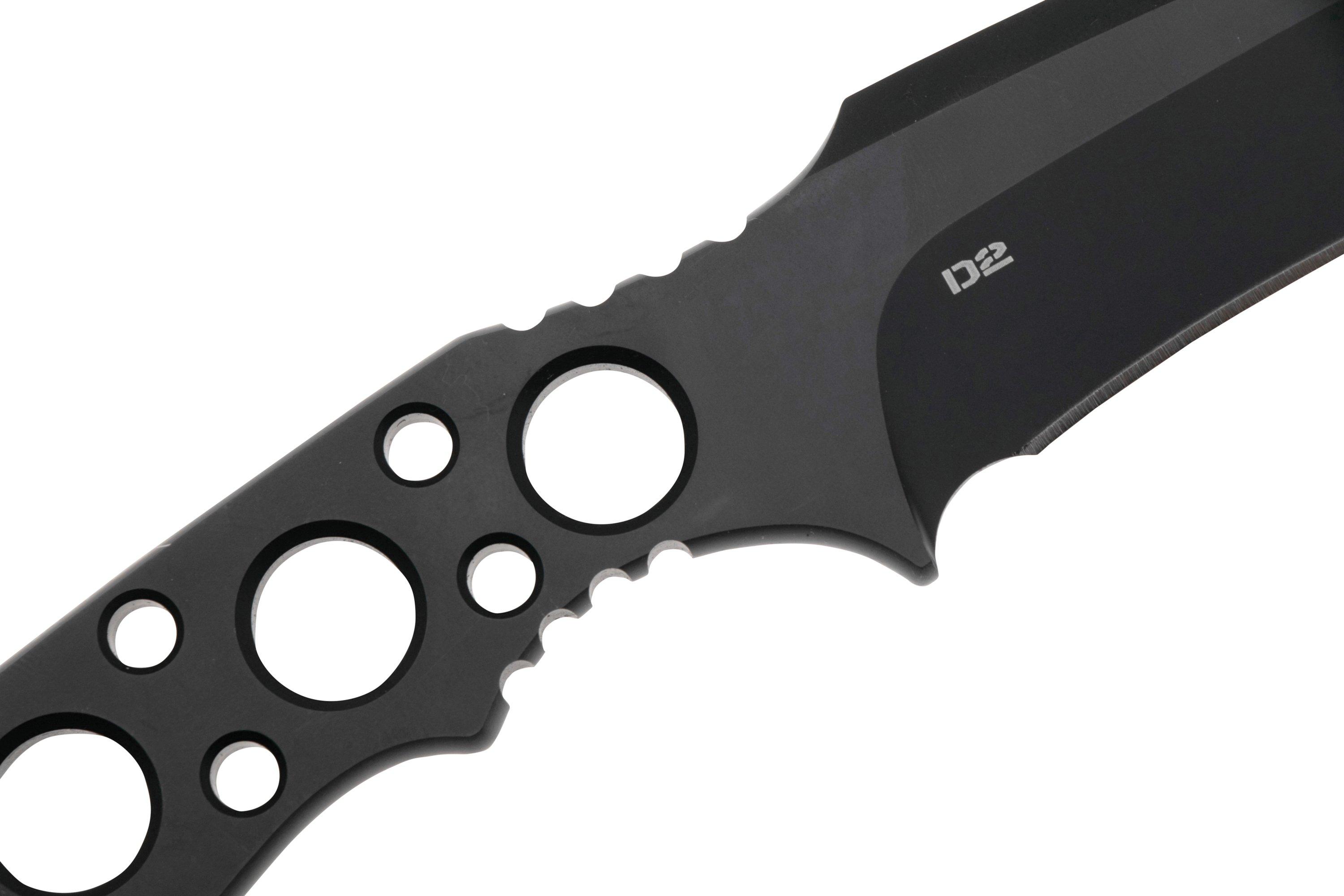 Pohl Force Charlie Three Gen 2, 6112, Black TiN D2, fixed knife ...