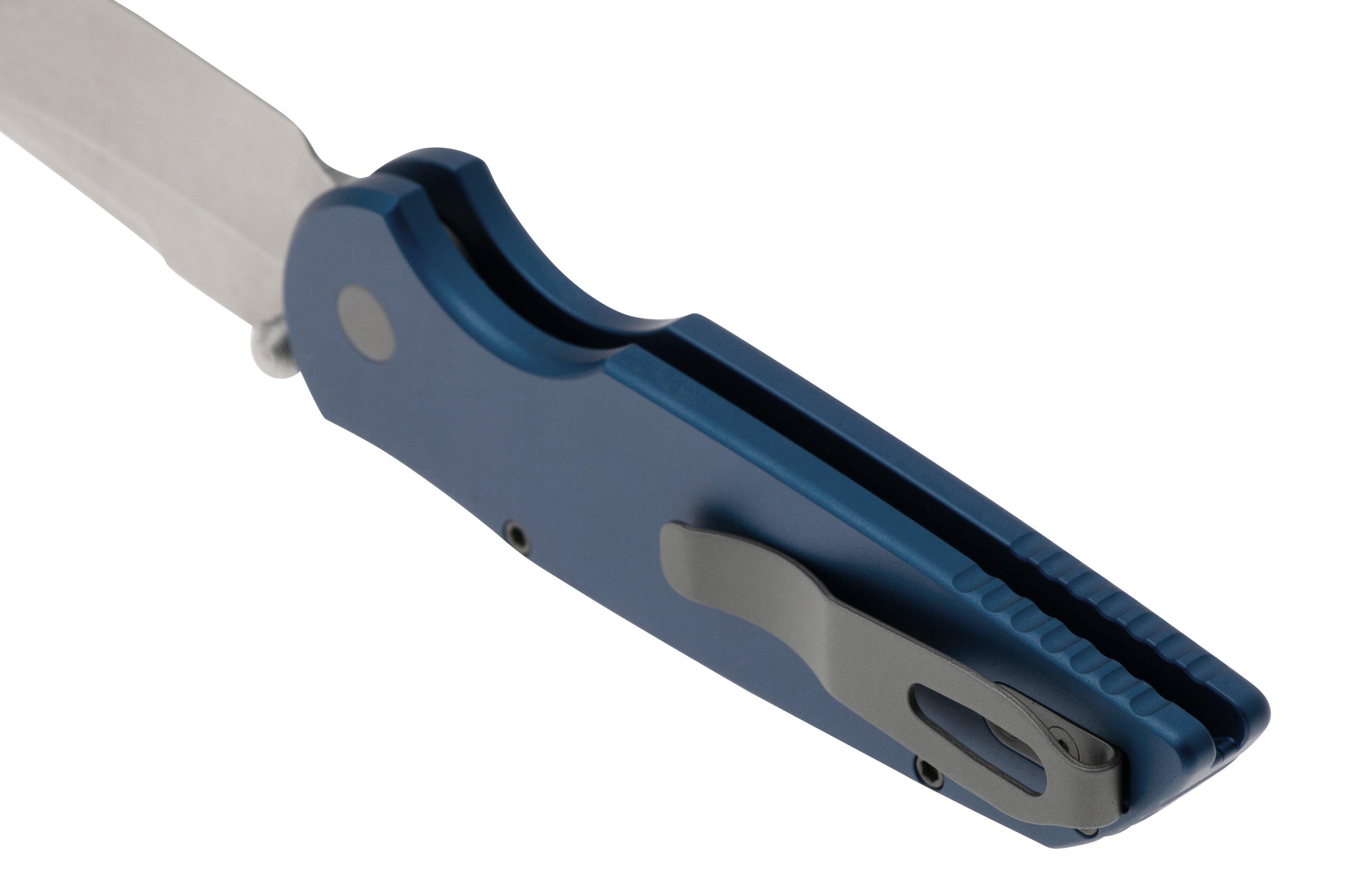 Pro-Tech TR-3 Integrity INT101-BLUE, Stonewashed S35VN, Solid Blue ...
