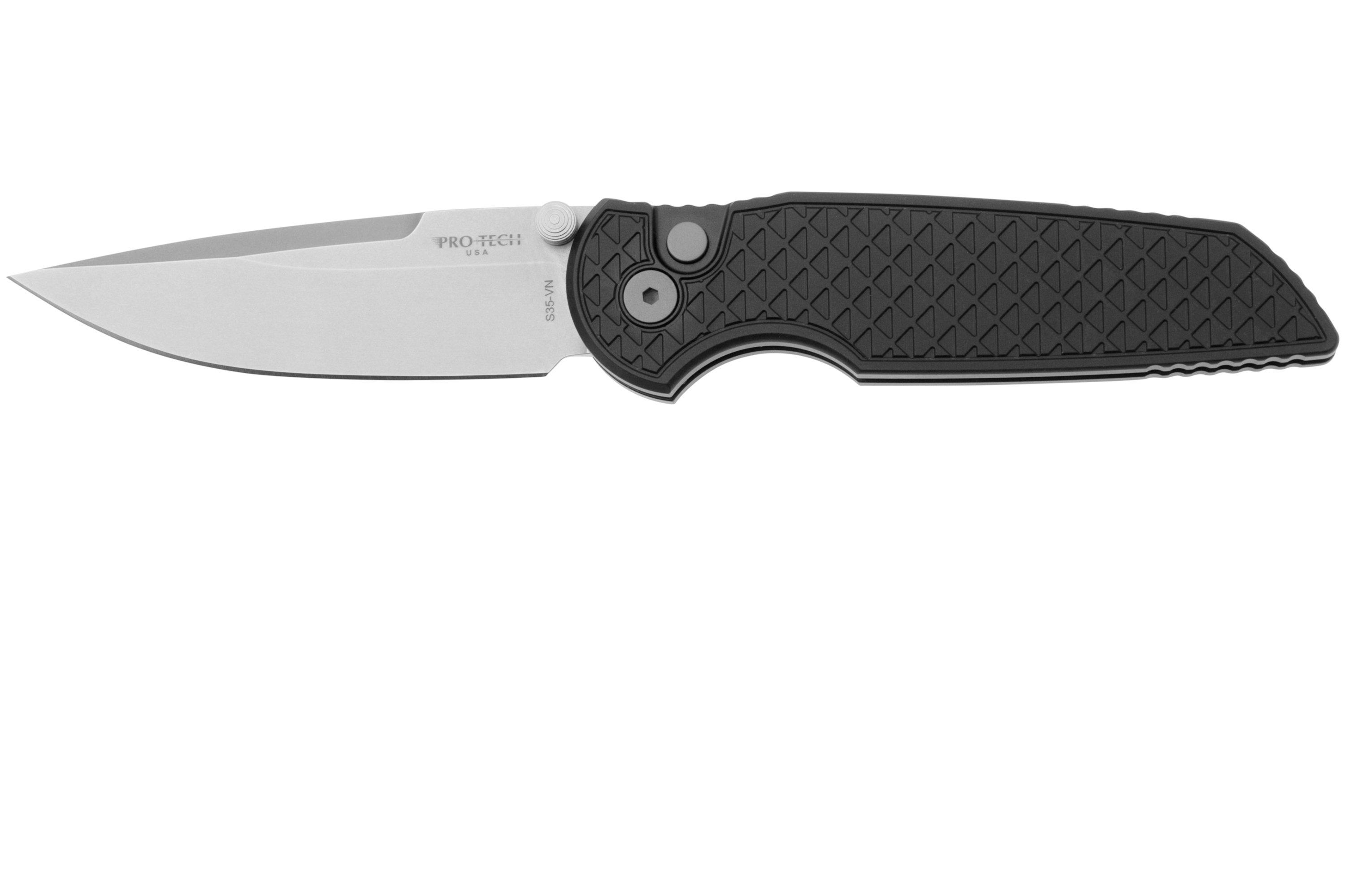 Pro-Tech TR-3 Integrity INT105, Stonewashed S35VN, Relic Textured Black ...