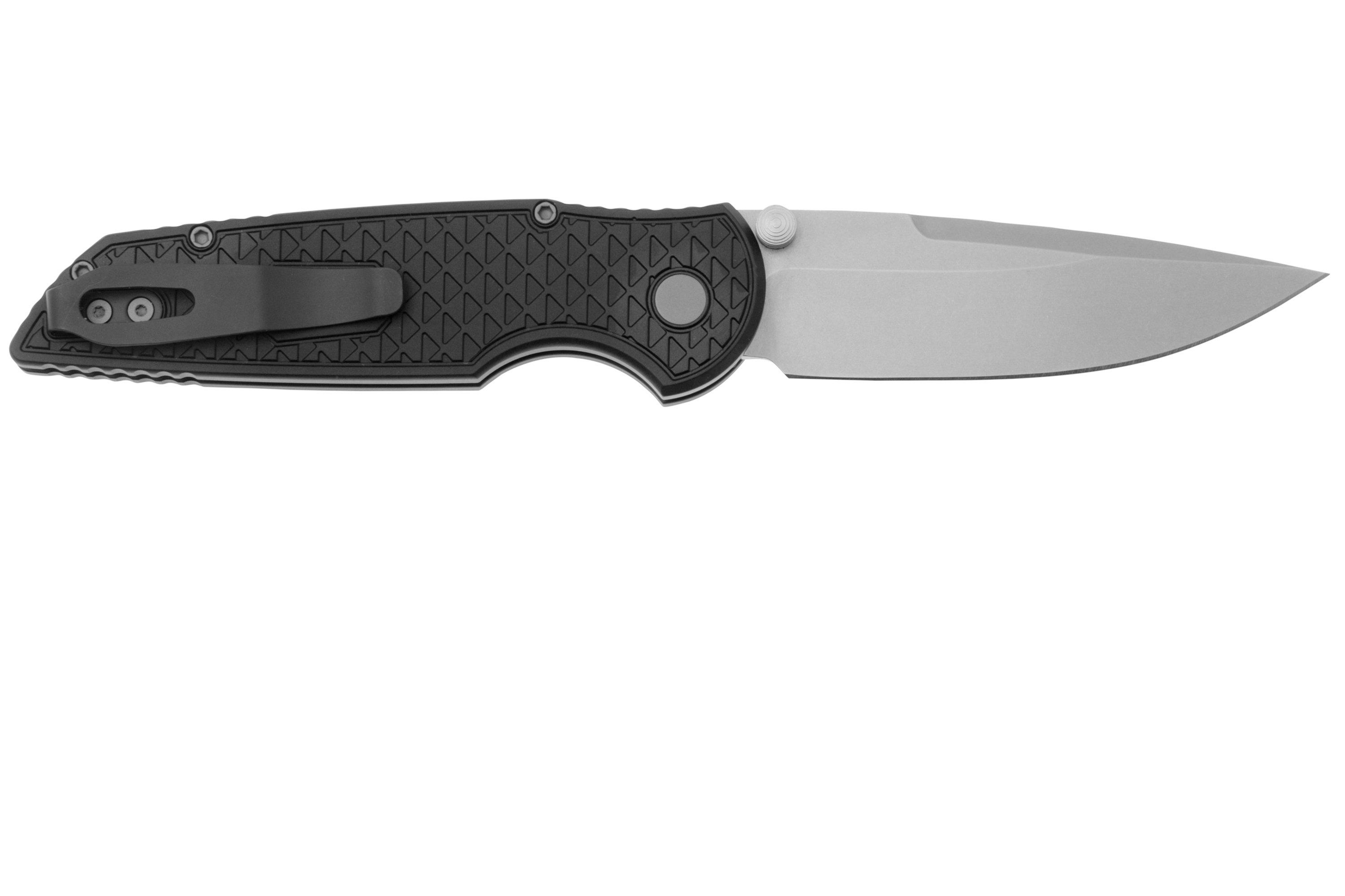 Pro-Tech TR-3 Integrity INT105, Stonewashed S35VN, Relic Textured Black ...