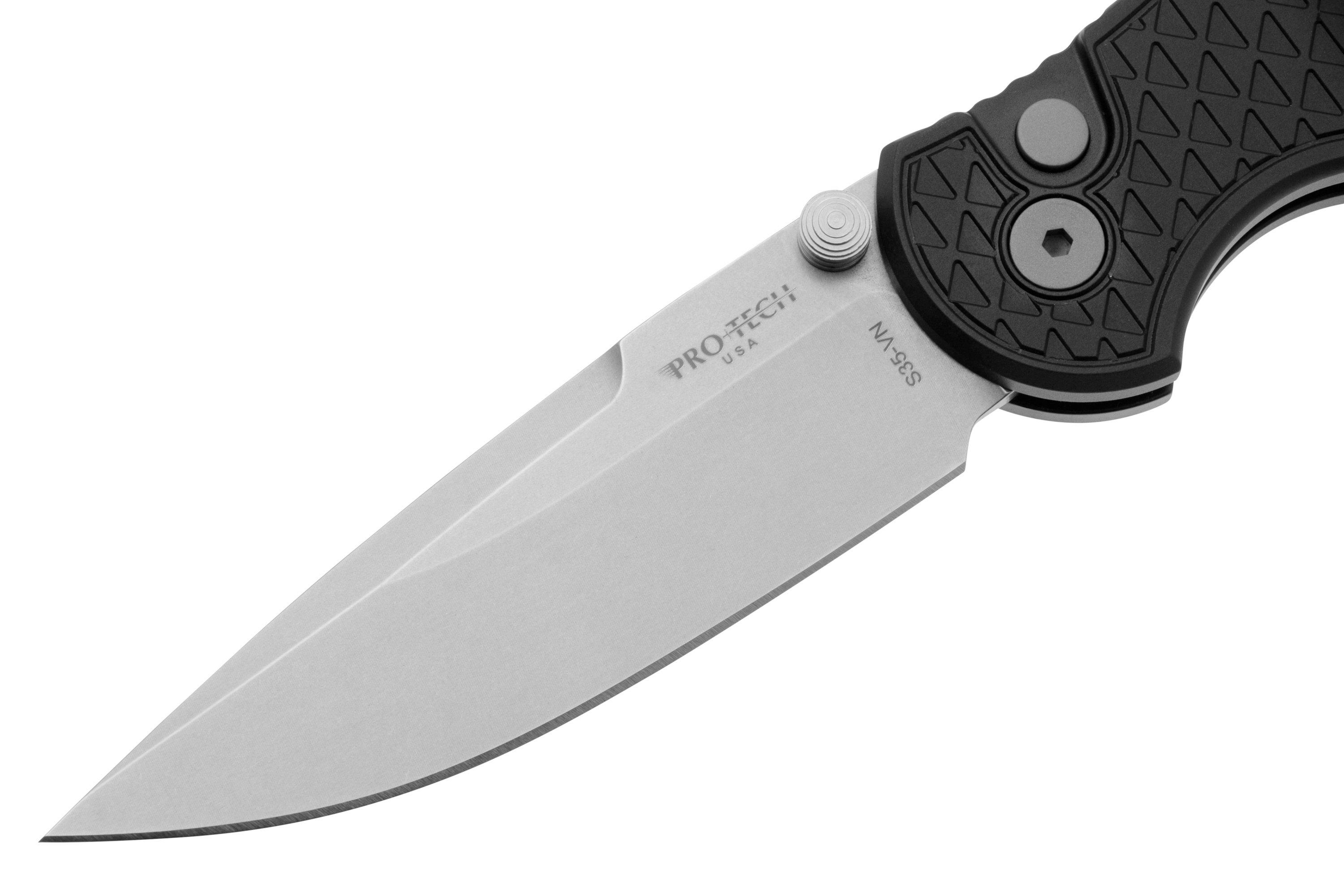 Pro-Tech TR-3 Integrity INT105, Stonewashed S35VN, Relic Textured Black ...