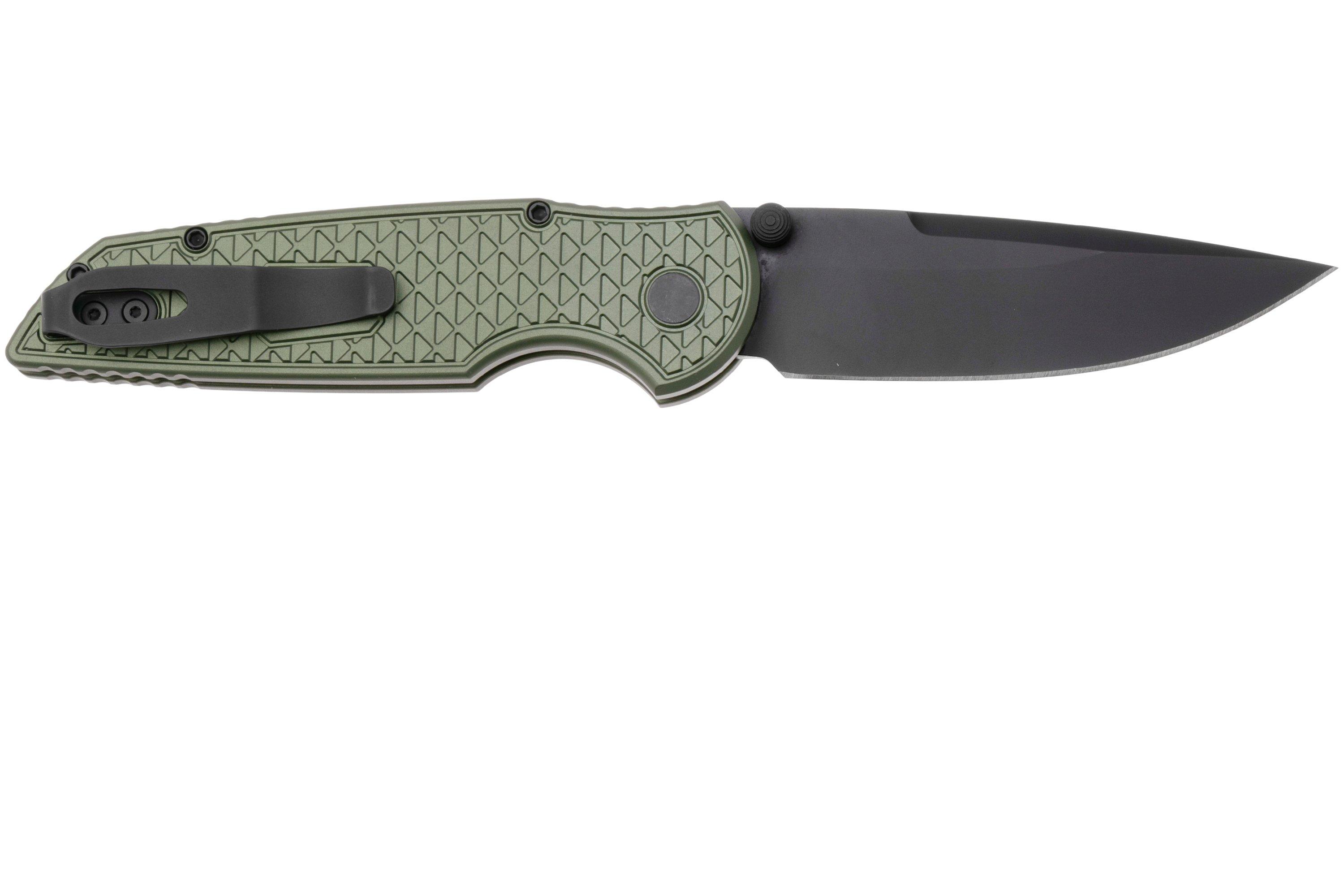 Pro-Tech TR-3 Integrity INT106-Green, DLC S35VN, Green Relic Textured ...