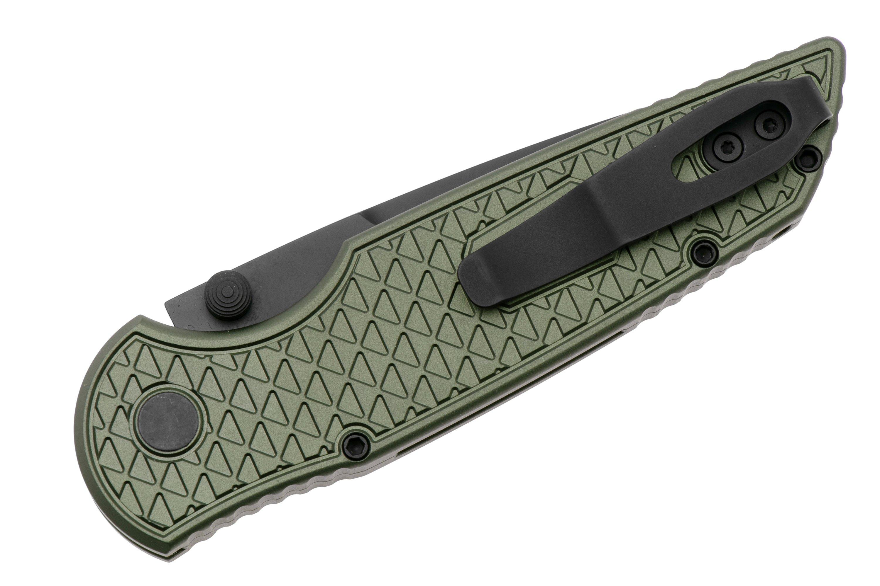 Pro-Tech TR-3 Integrity INT106-Green, DLC S35VN, Green Relic Textured ...