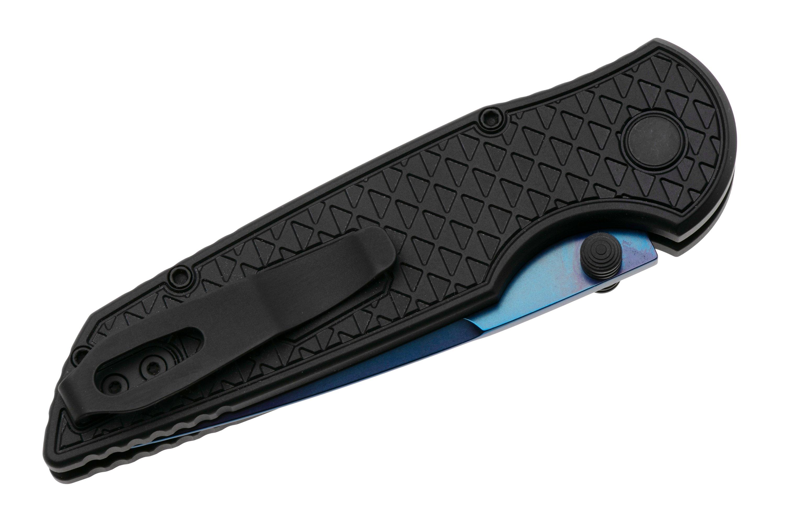 Pro-Tech TR-3 Integrity INT106-SB, Sapphire Blue PVD S35VN, Black Relic ...