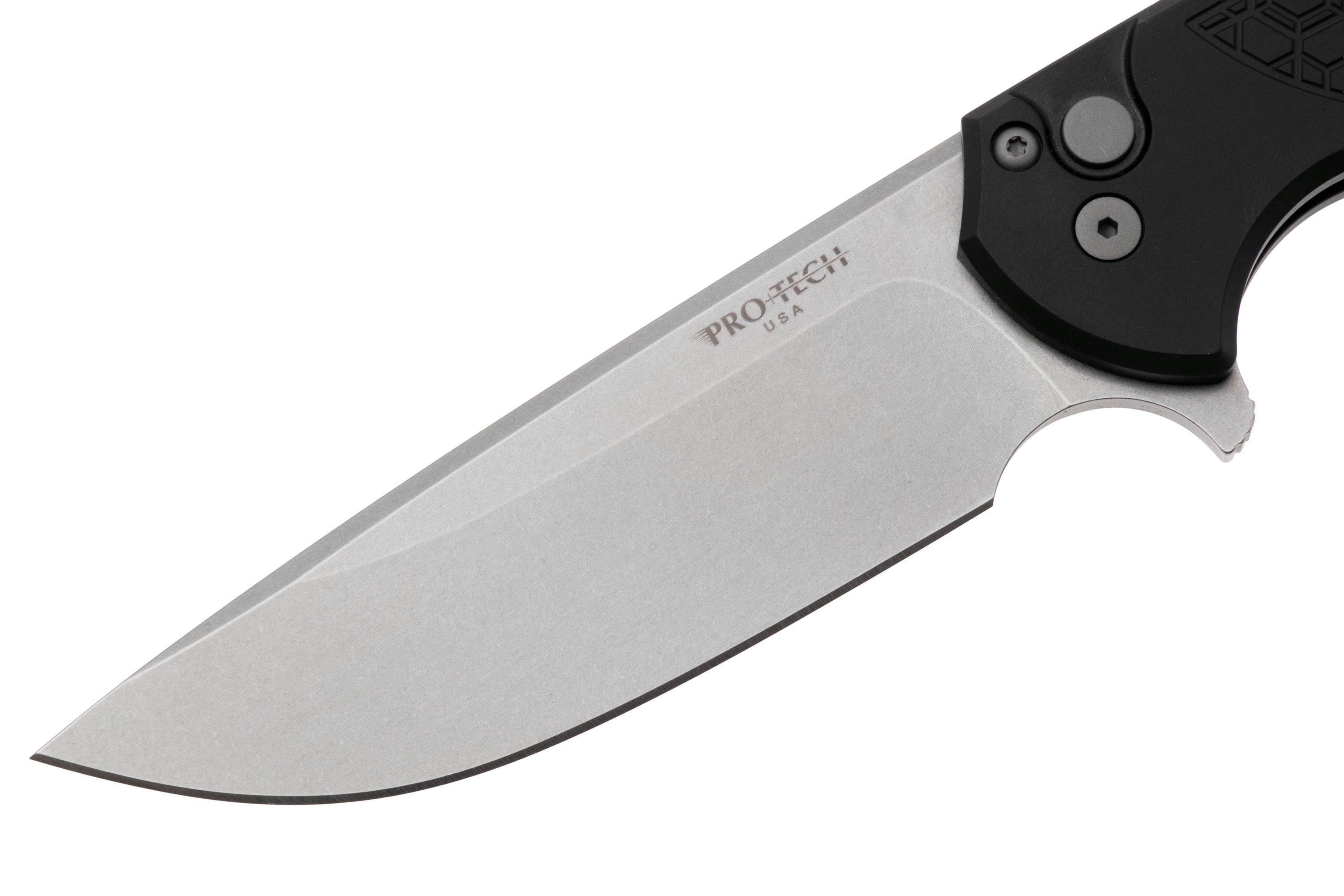 Pro-Tech Mordax MX105-GRIDLOCK, Stonewashed MagnaCut, Black Gridlock ...