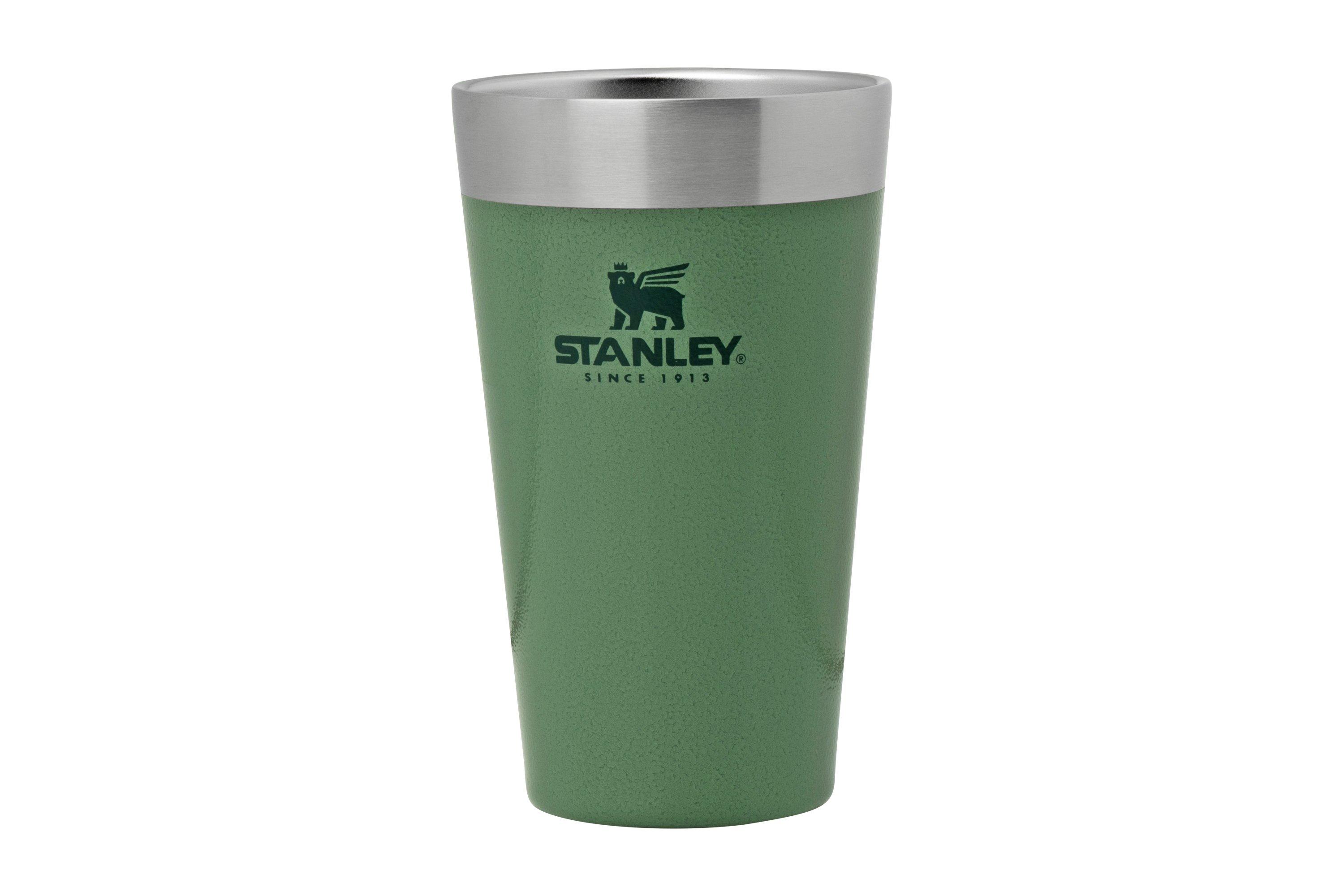 Stanley The Adventure The Stacking Beer Pint 470 mL, Hammertone Green ...