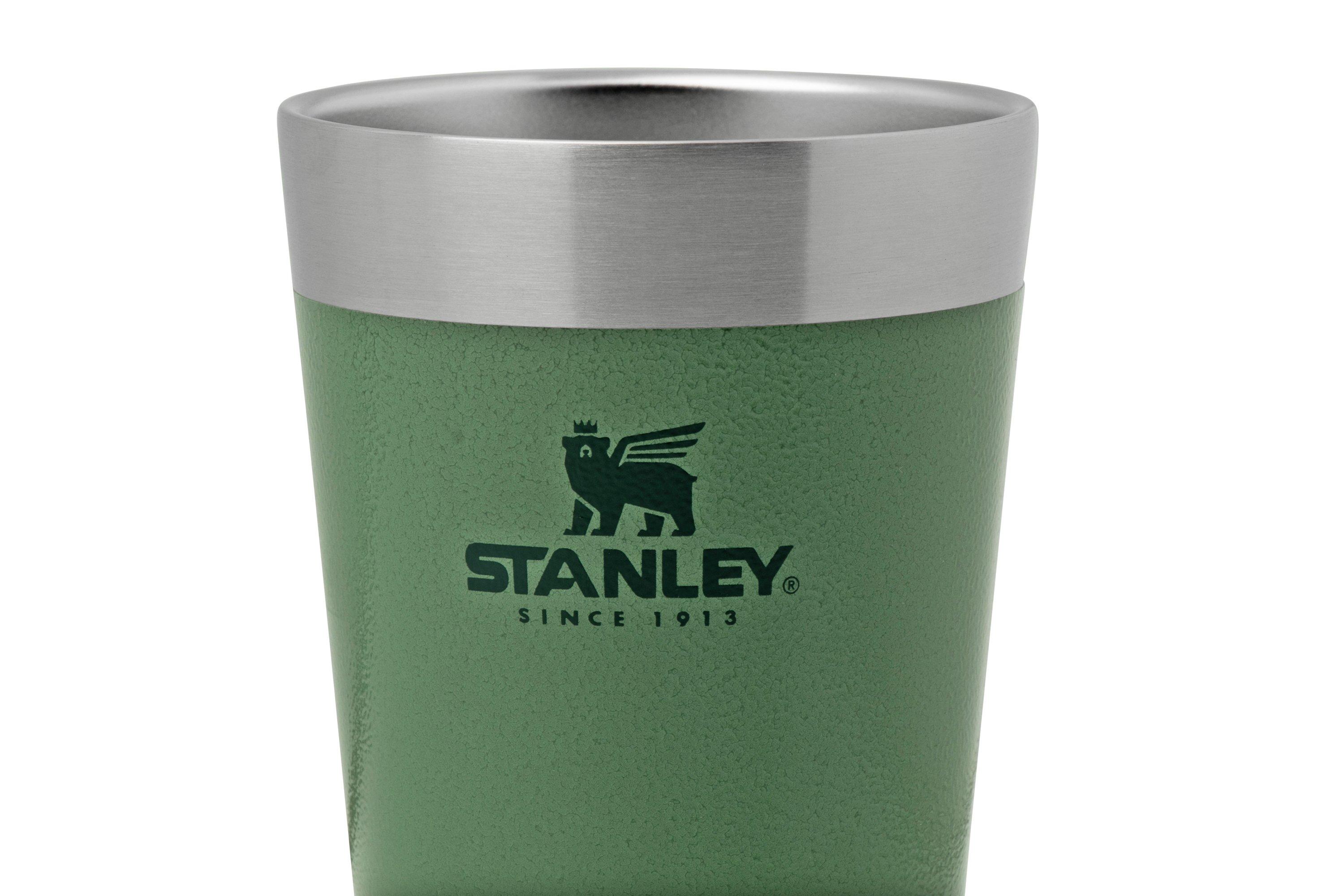 Stanley The Adventure The Stacking Beer Pint 470 mL, Hammertone Green ...