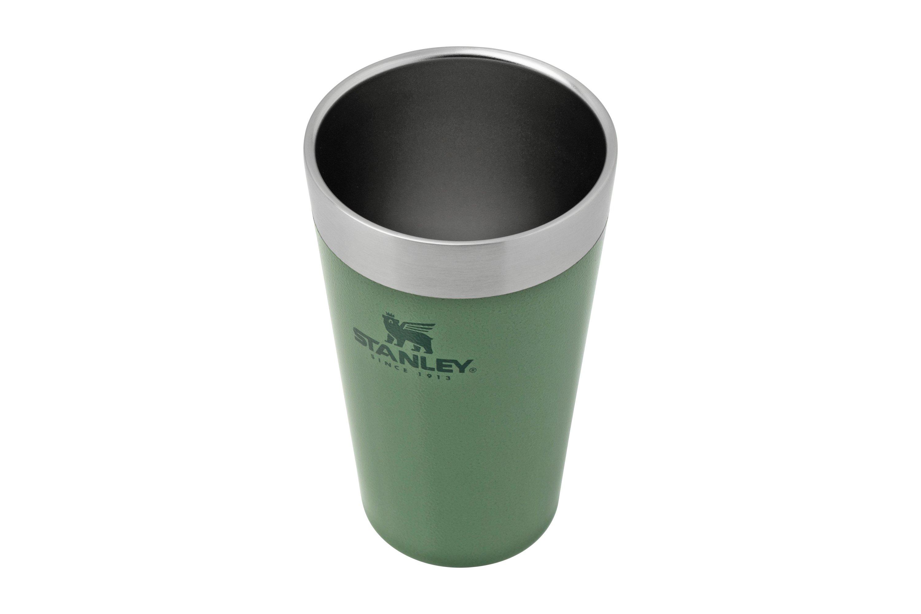 Stanley The Adventure The Stacking Beer Pint 470 mL, Hammertone Green ...