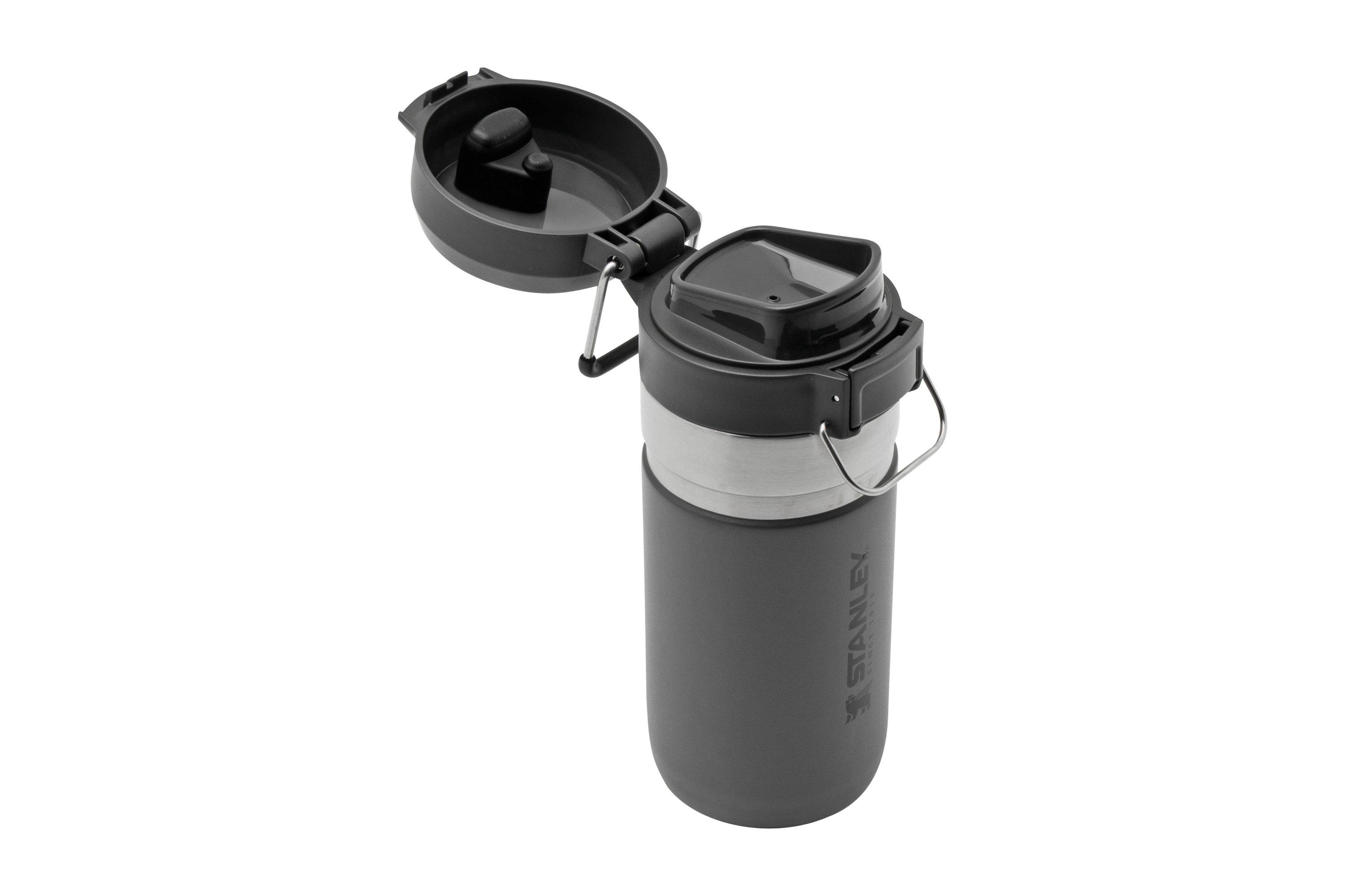 Stanley The Quick Flip, 470 ml, Charcoal, thermosfles | Voordelig kopen ...