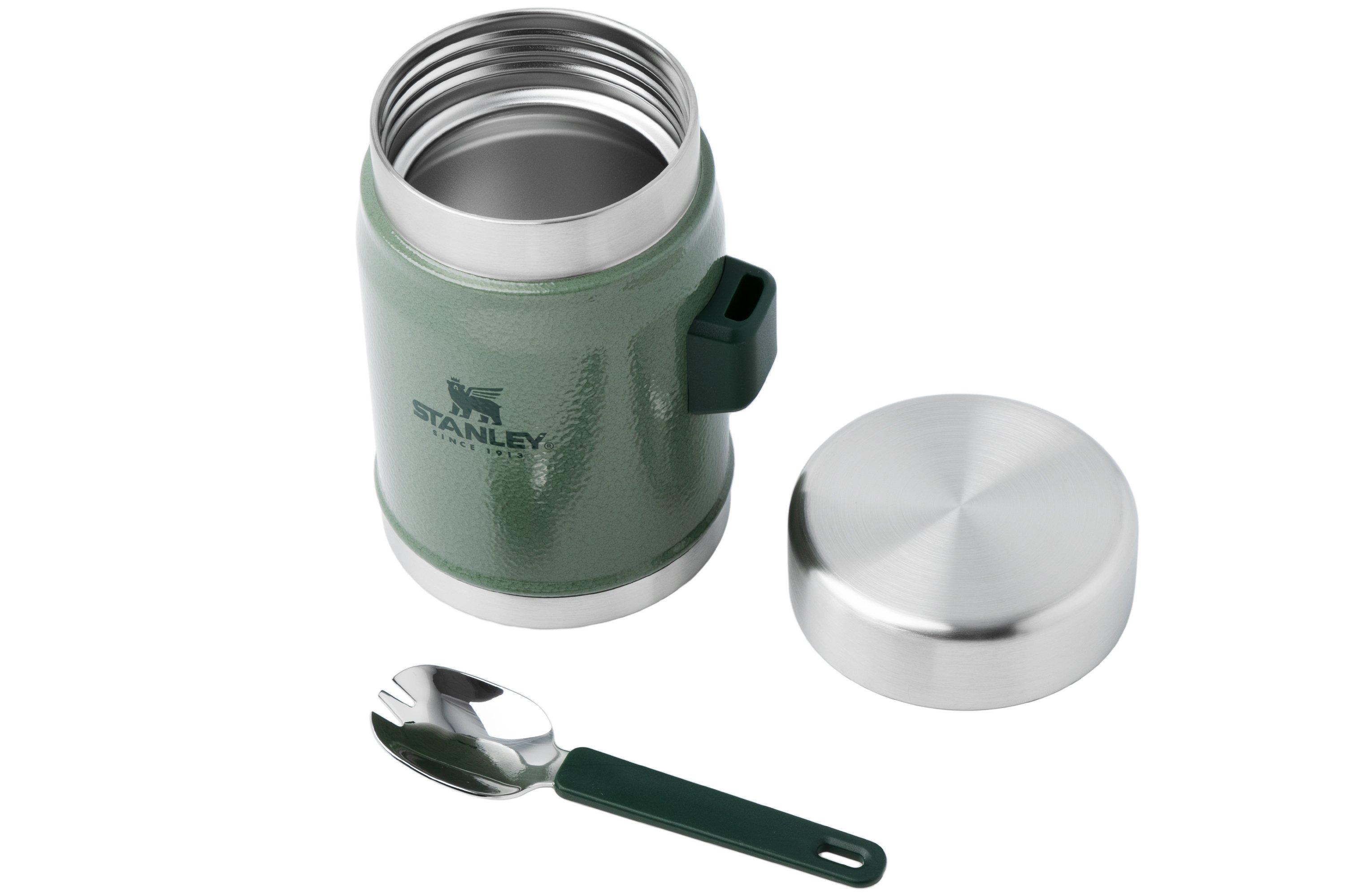 Stanley The Legendary Food Jar + Spork 14oz, Hammertone Green 10-09382 ...