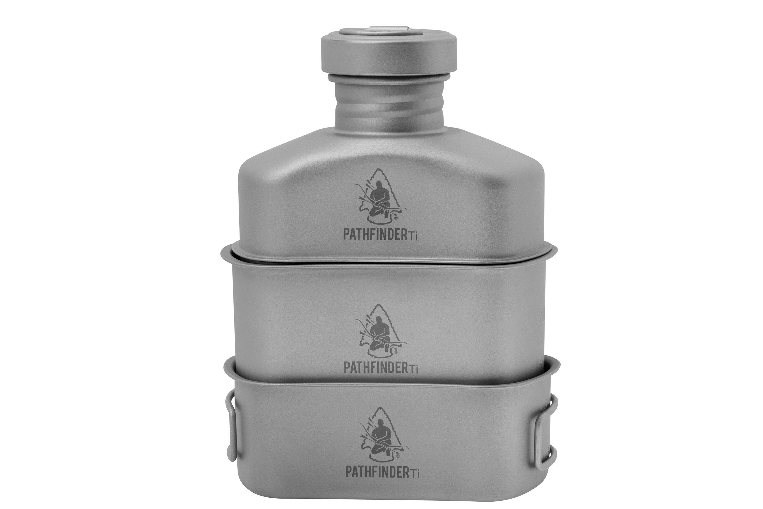 Pathfinder PTH206 Titanium Canteen Cooking Kit, kit di cottura da ...