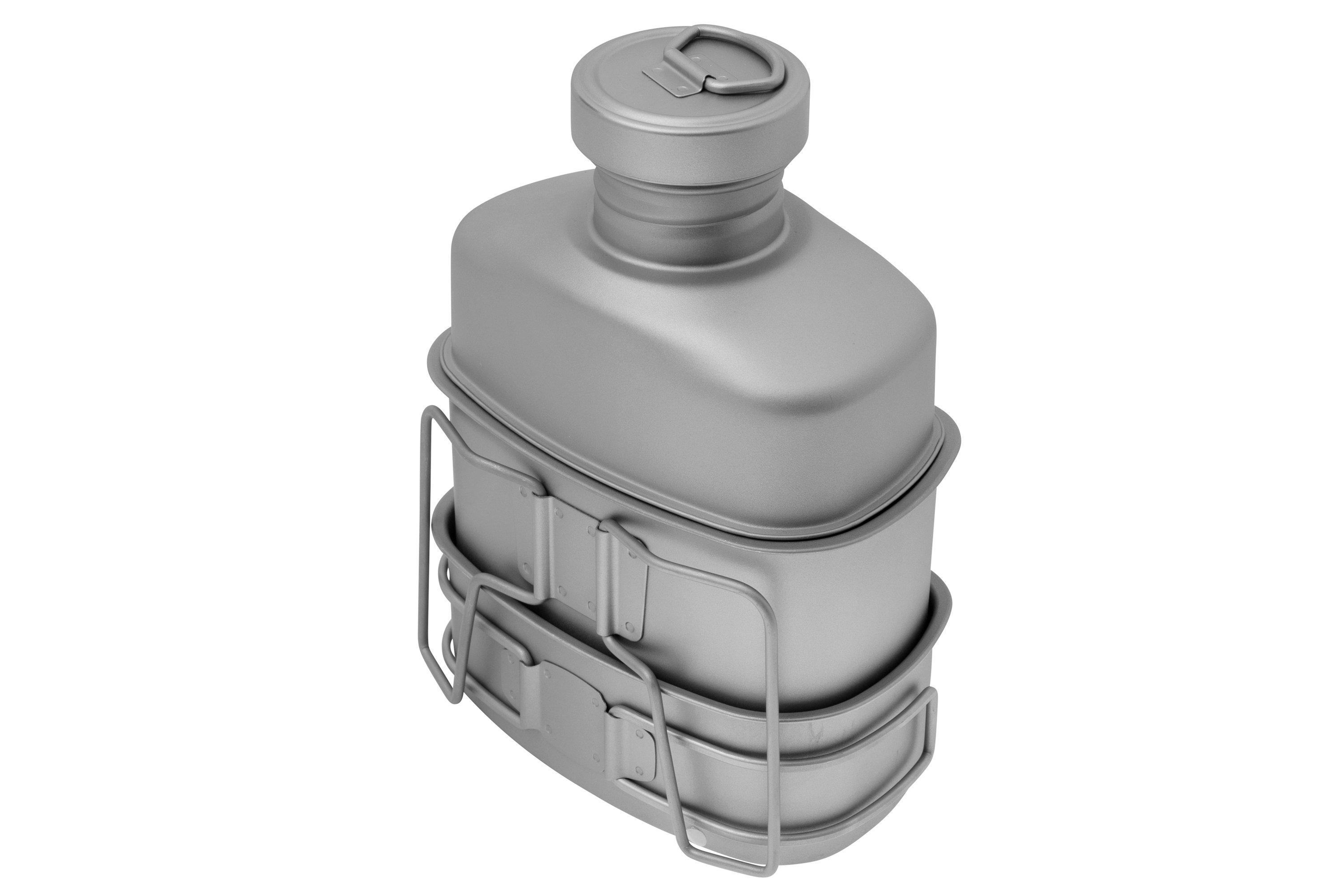 Pathfinder PTH206 Titanium Canteen Cooking Kit, veldfles kookset ...