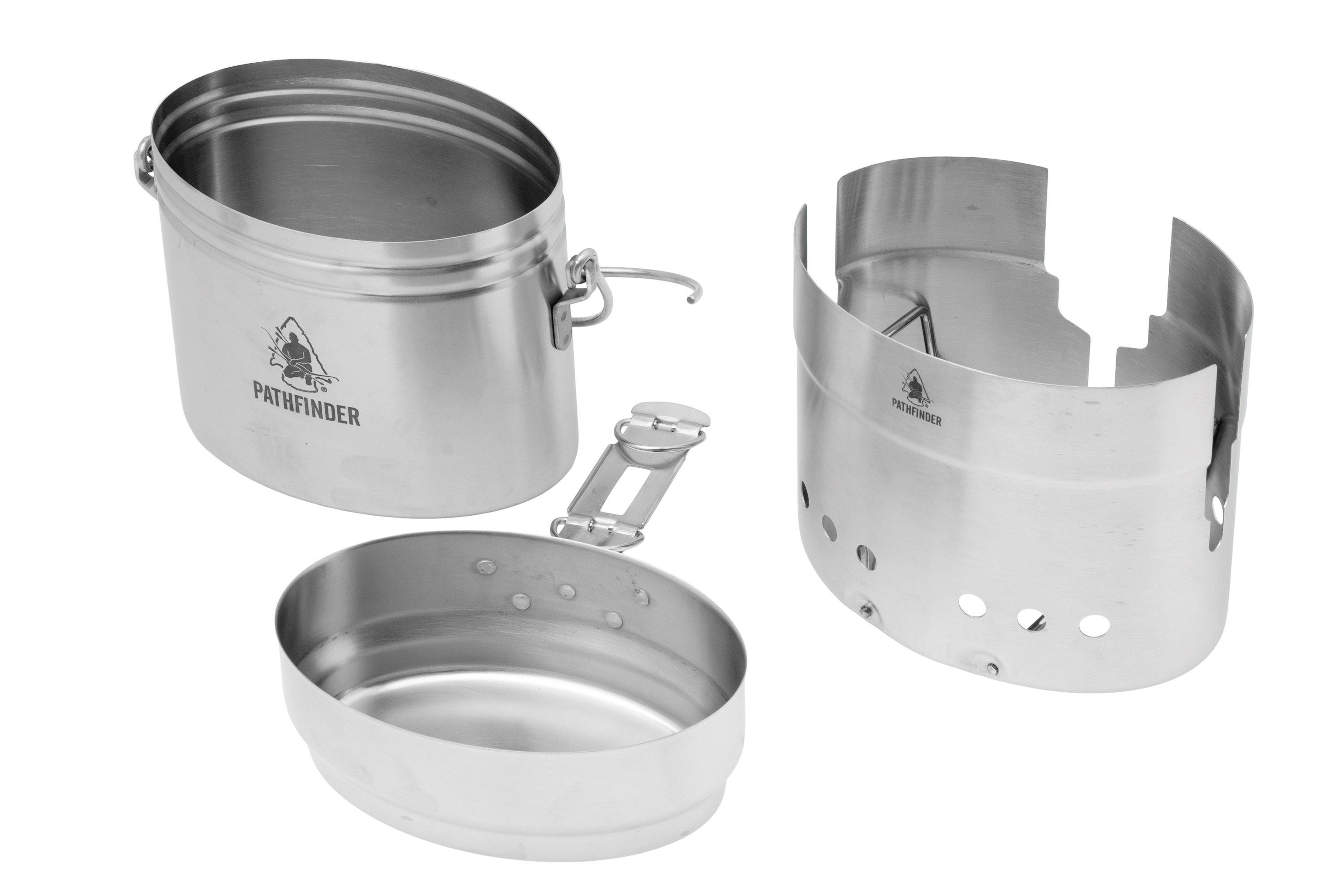 Zestaw kuchenny Pathfinder M40 Cook Set PTH050, stal nierdzewna ...