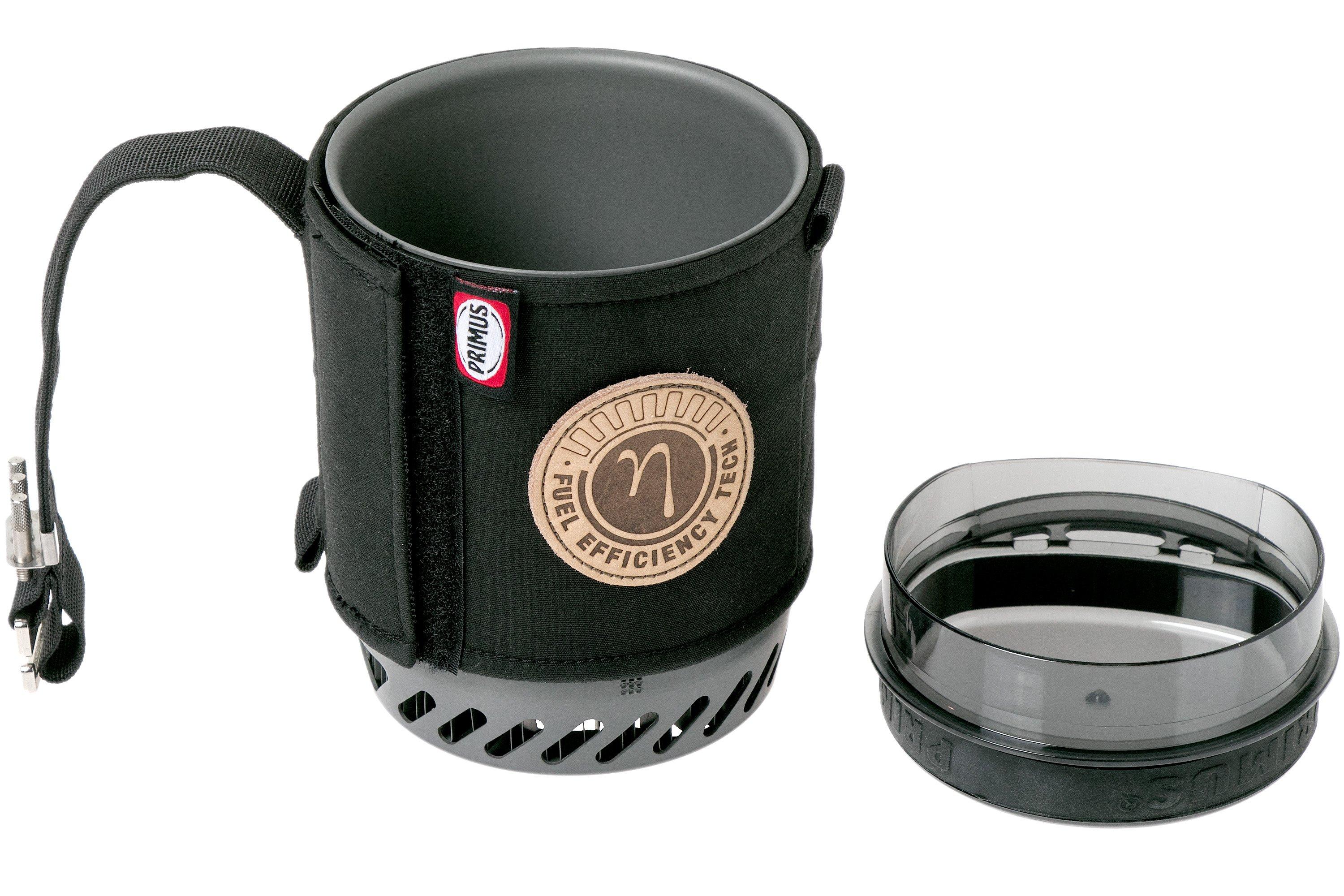 Primus ETA Lite+ Piezo Campingkocher mit Gasbrenner und Tasse, schwarz ...