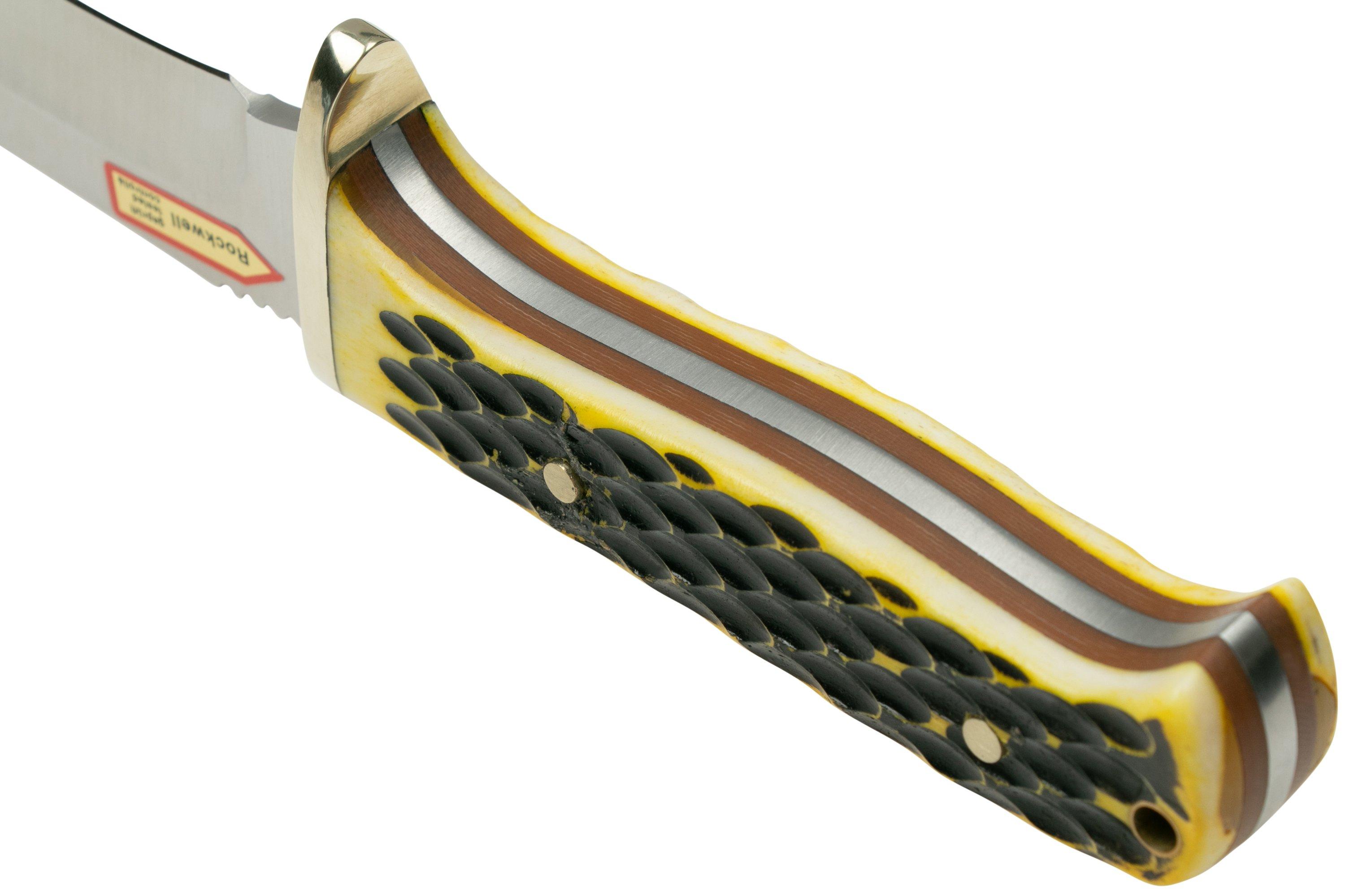 PUMA SGB Buffalo Hunter, Jigged Bone 6817200B hunting knife ...