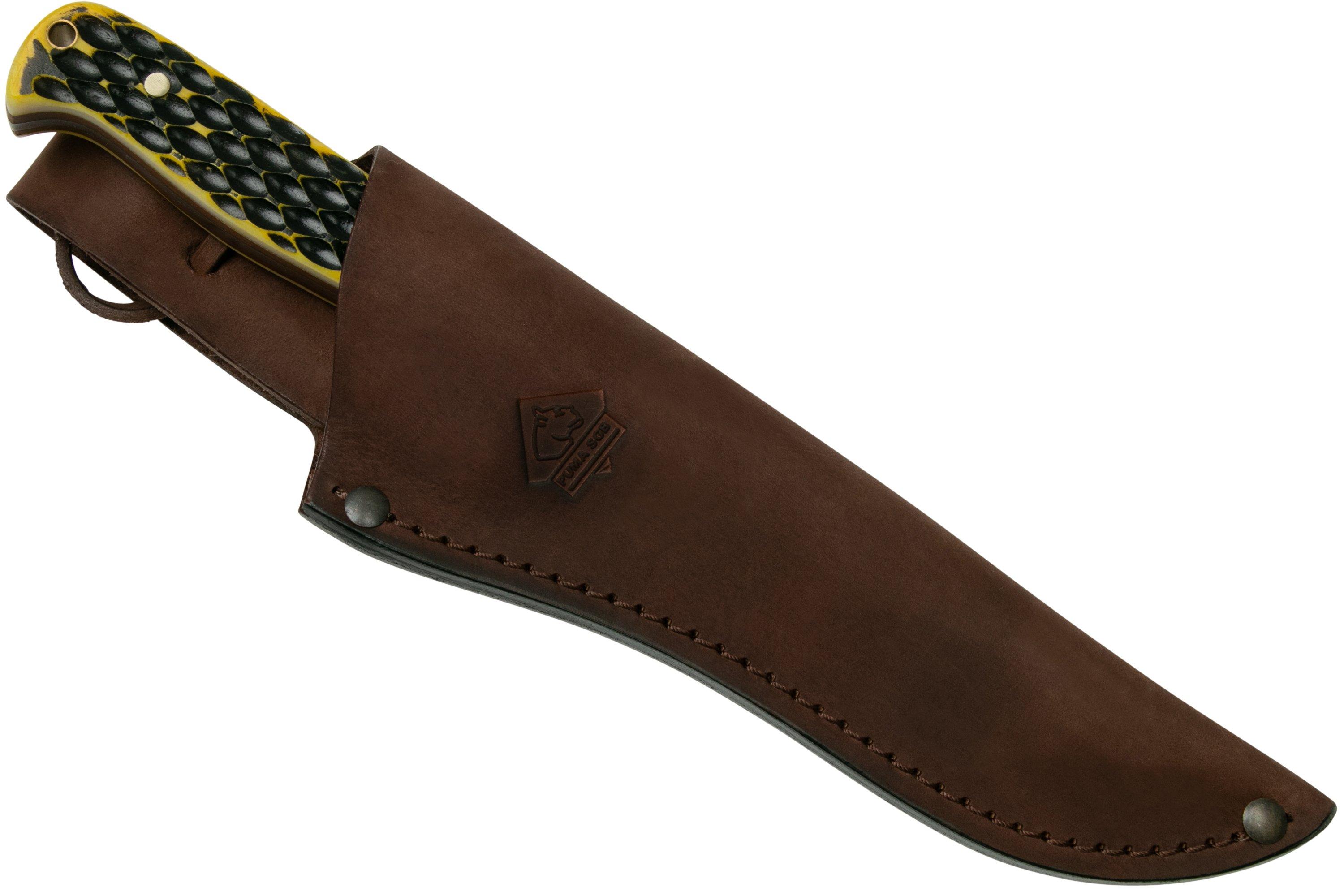 PUMA SGB Buffalo Hunter, Jigged Bone 6817200B hunting knife ...