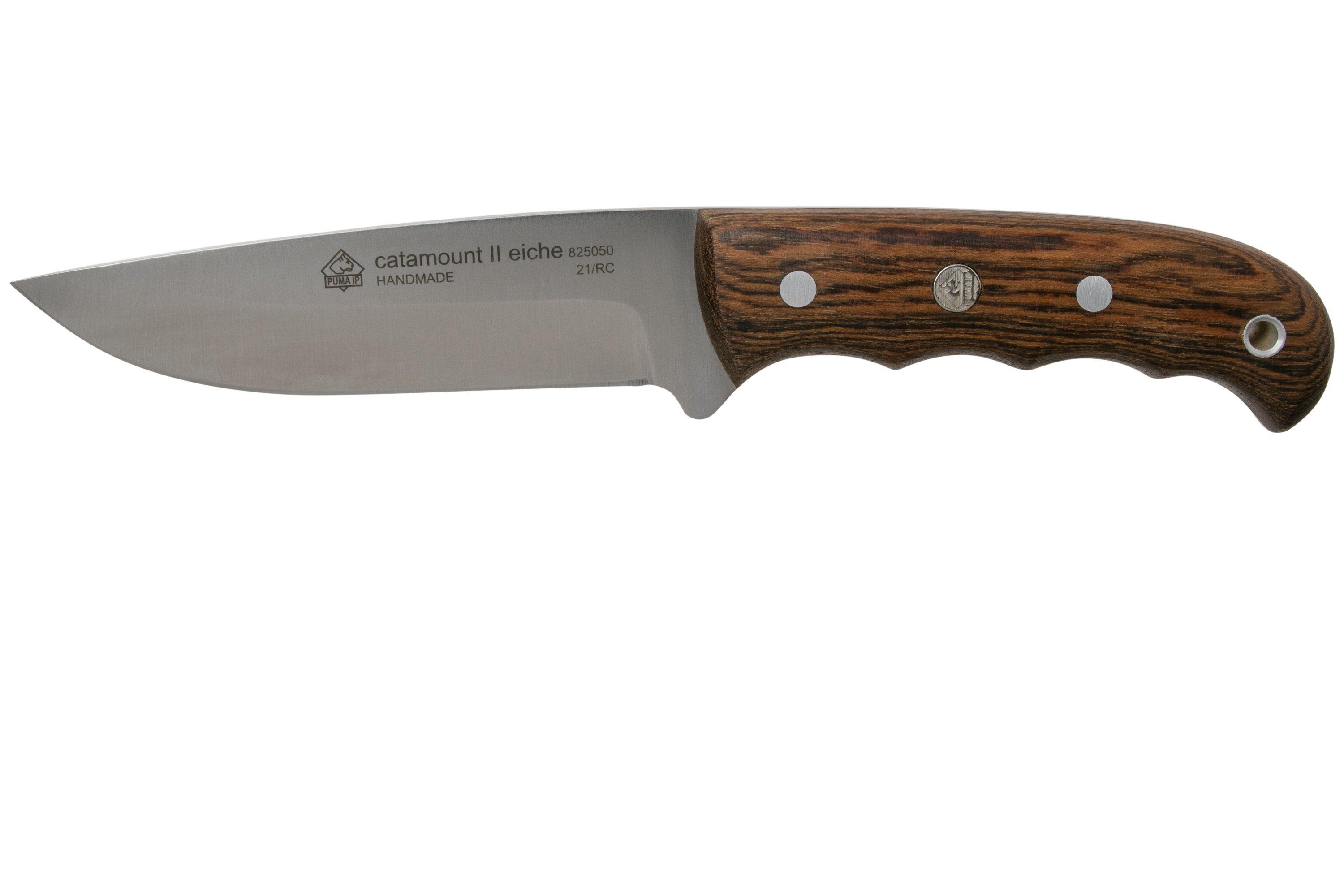 PUMA IP Catamount II Eiche, oak wood 825050 hunting knife ...