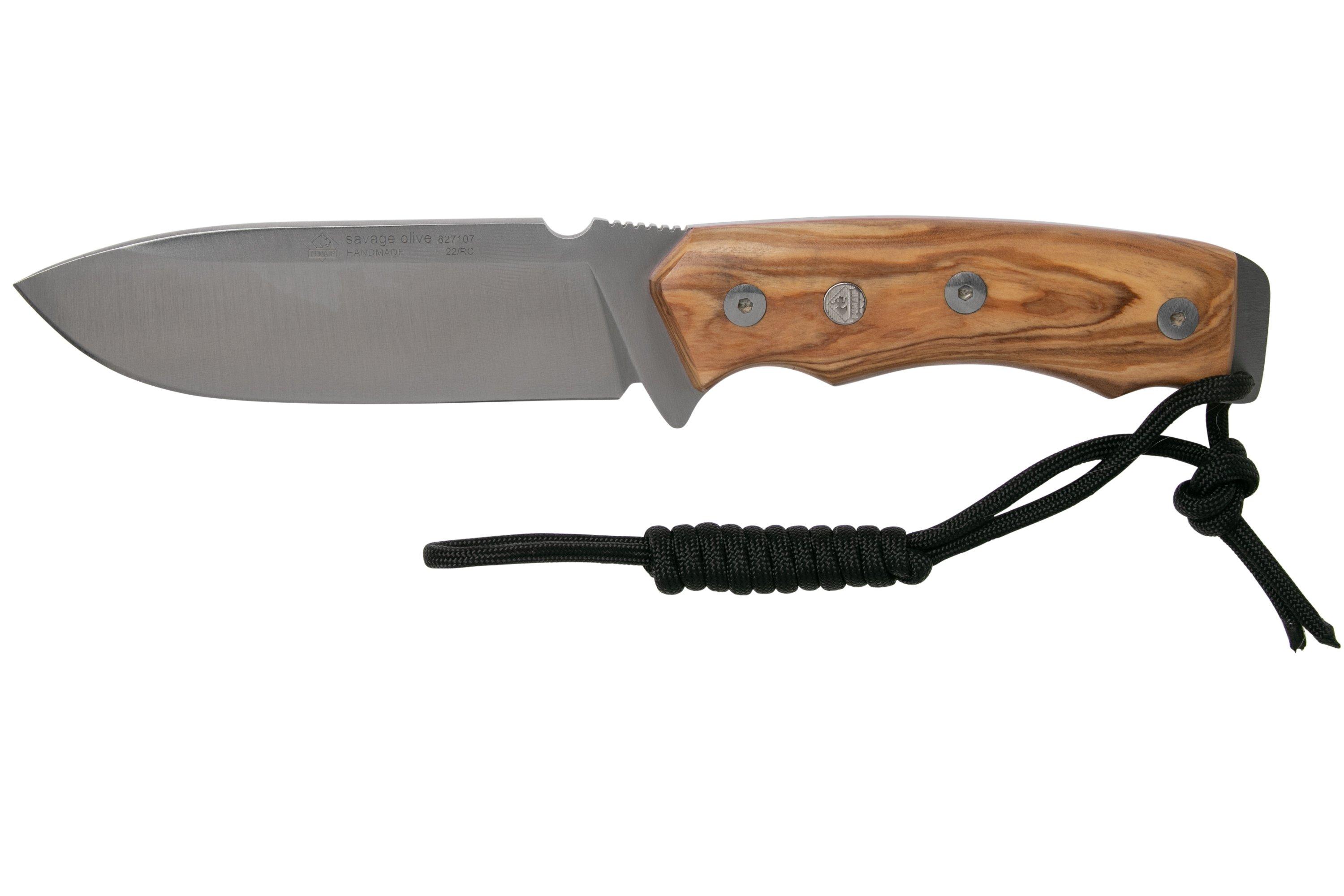 PUMA IP Savage Olive, 827107 fixed knife | Advantageously shopping at ...