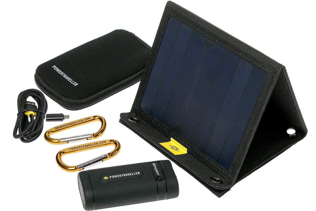 Powertraveller Solar Kit met de Sport 25 powerbank + Falcon 7 ...