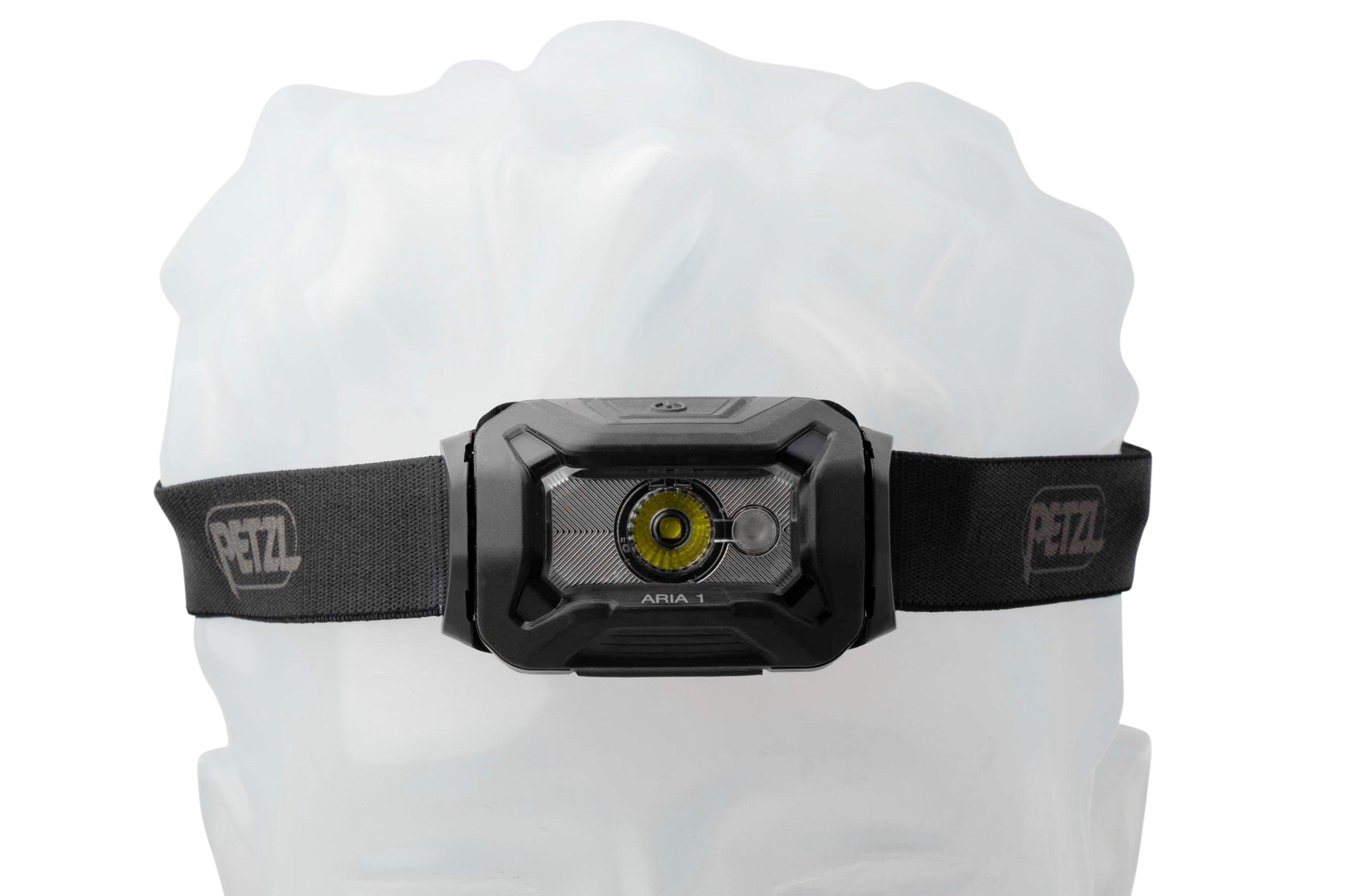 Petzl ARIA 1, black E069BA00, head torch | Advantageously shopping at ...