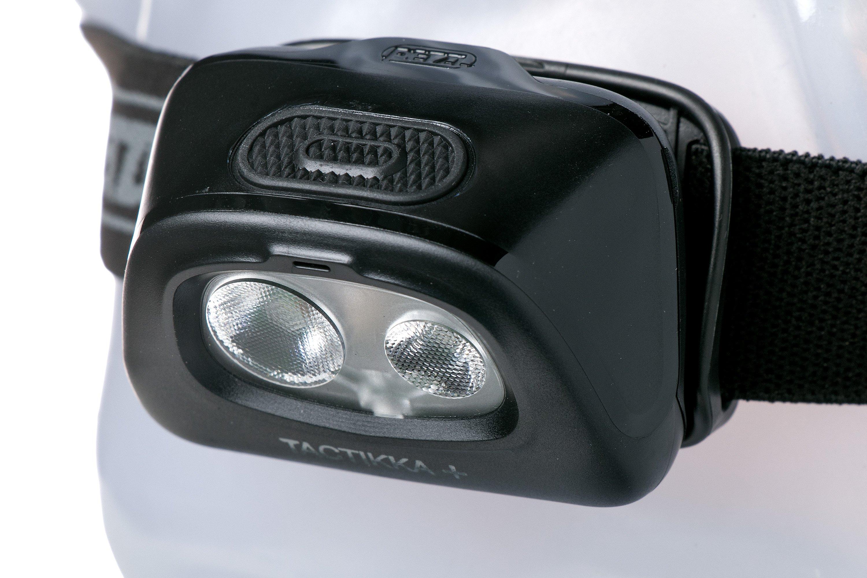 Petzl Tactikka + E089EA00 hoofdlamp, zwart | Voordelig kopen bij ...