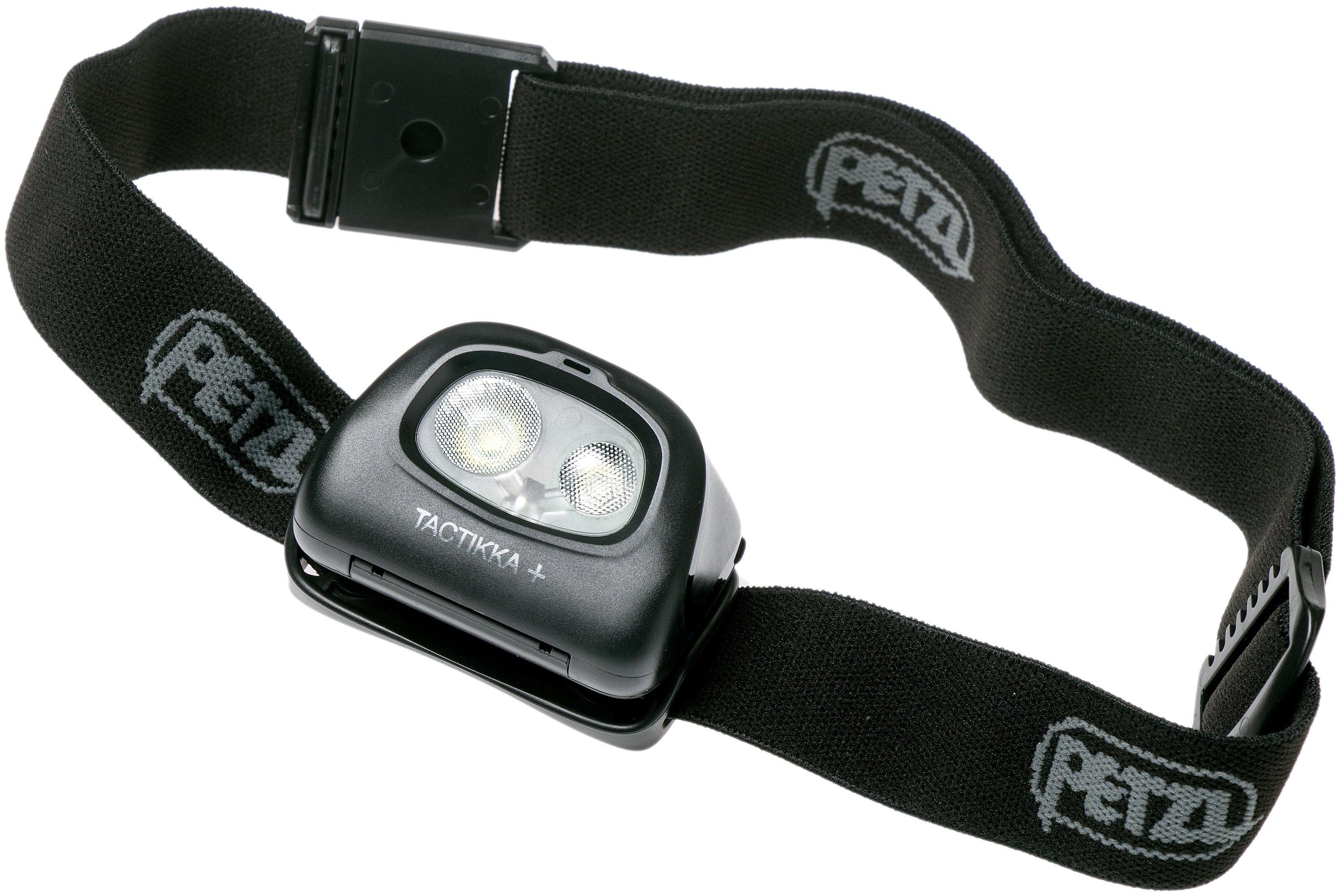 Petzl Tactikka + E089EA00 head torch, black | Advantageously shopping ...