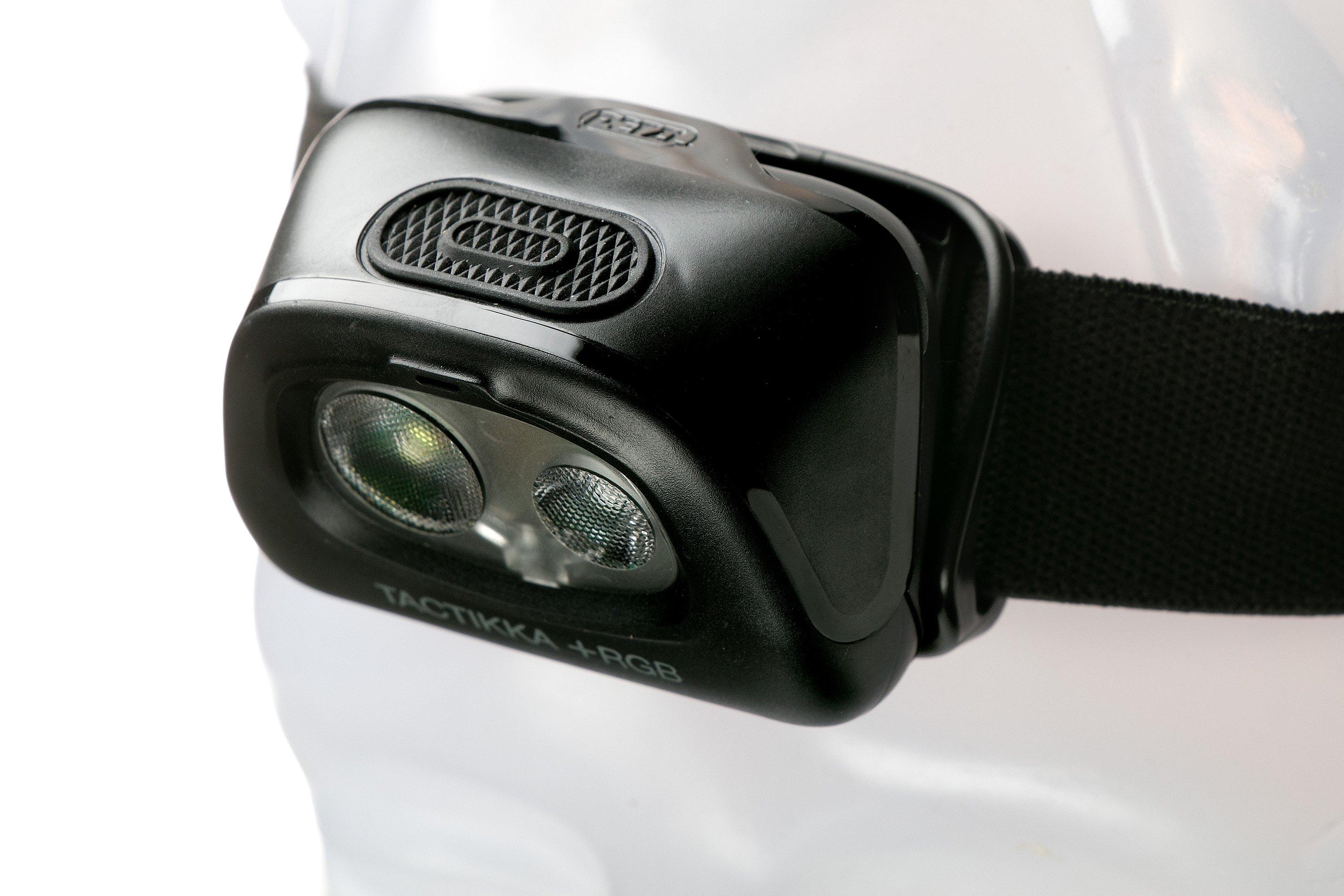 Petzl Tactikka +RGB E089FA00 hoofdlamp, zwart | Voordelig kopen bij ...
