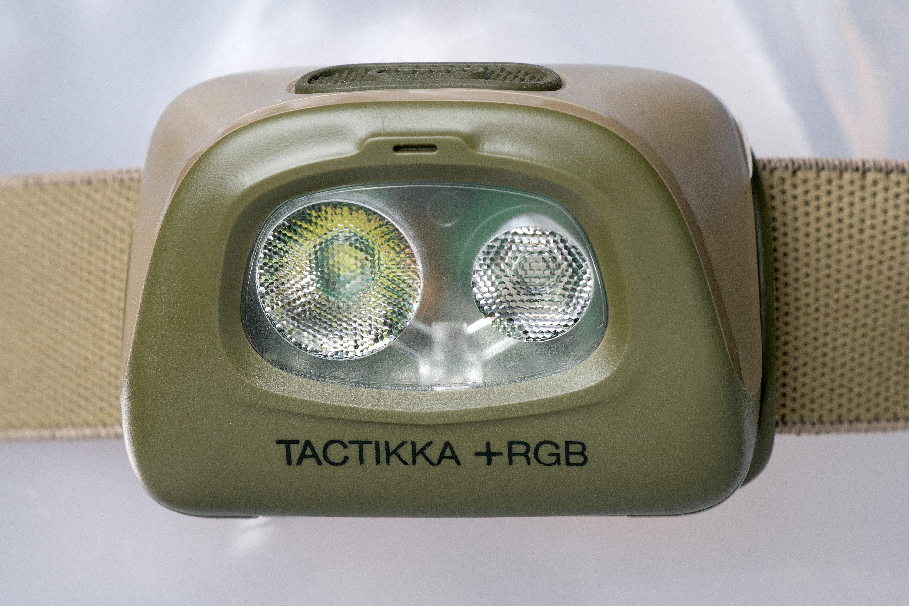 Petzl Tactikka +RGB E089FA02 head torch, desert | Advantageously ...