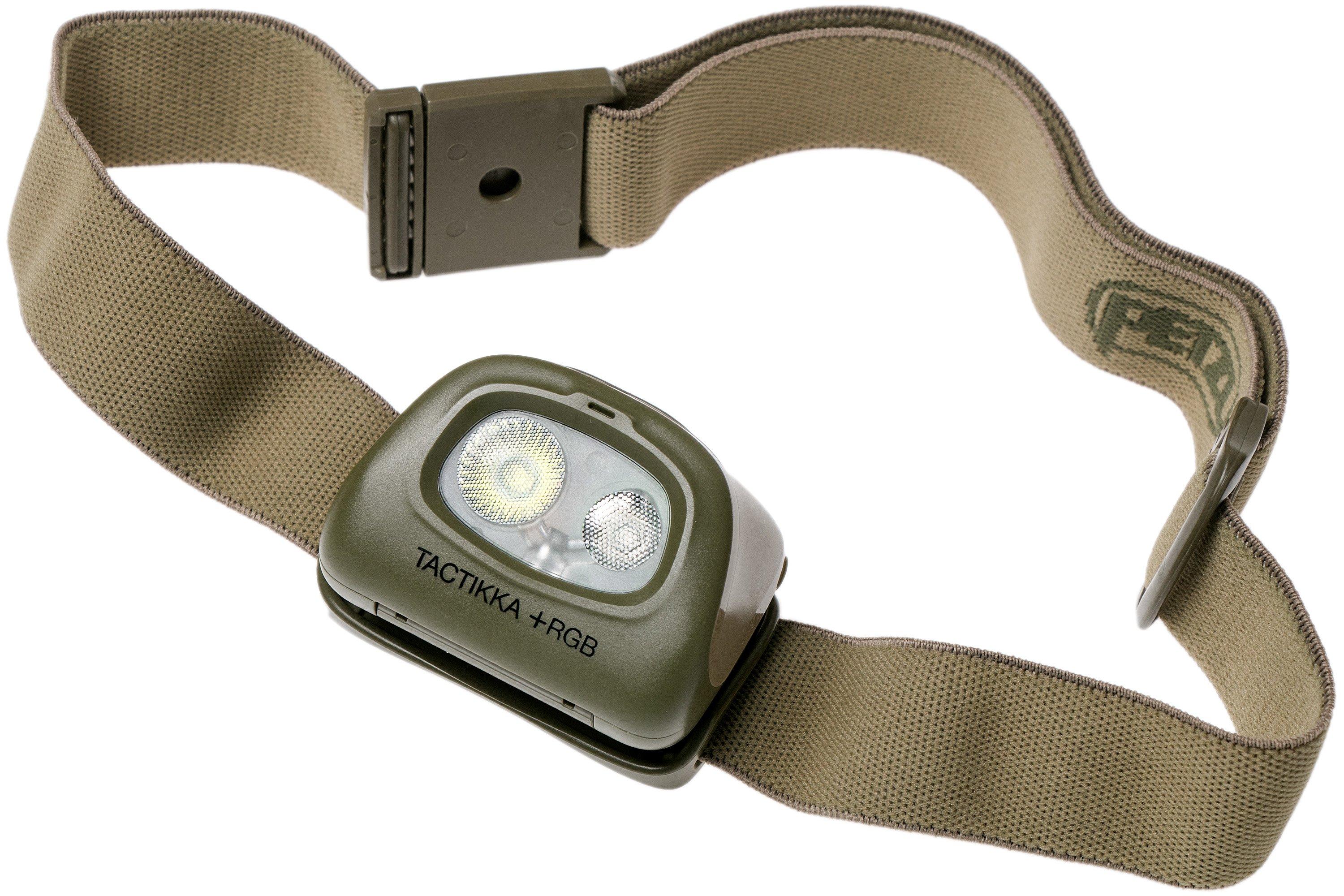 Petzl Tactikka RGB E089FA02 head torch desert
