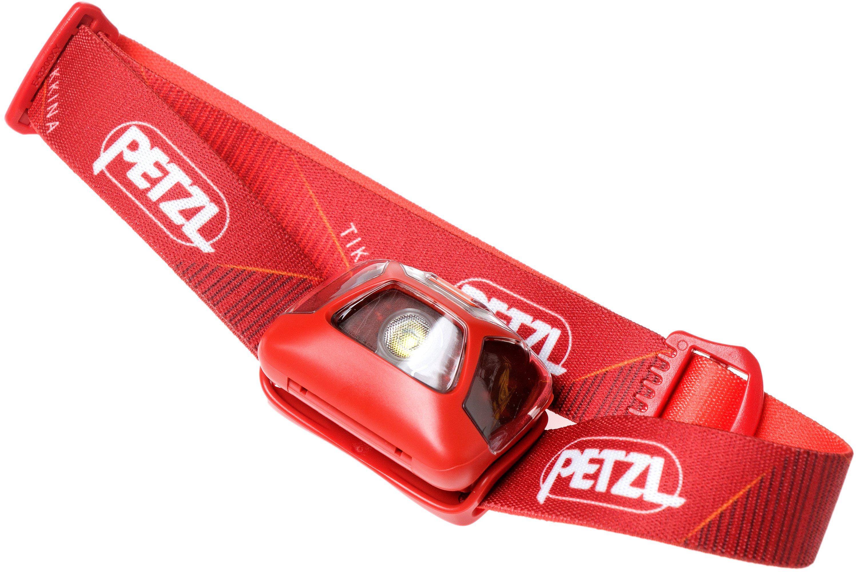 Petzl Tikkina E091DA01 head torch, red | Advantageously shopping at ...