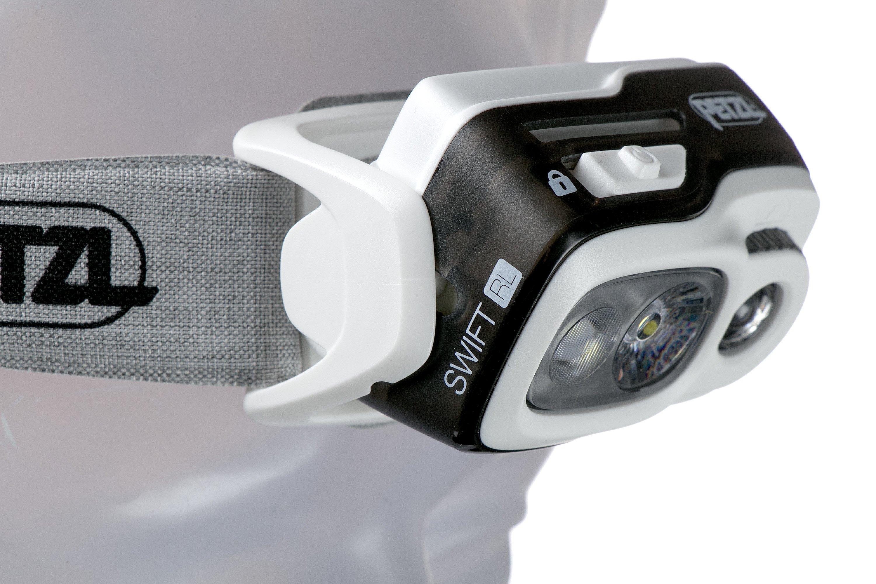 Petzl SWIFT RL hoofdlamp, zwart | Voordelig kopen bij knivesandtools.be