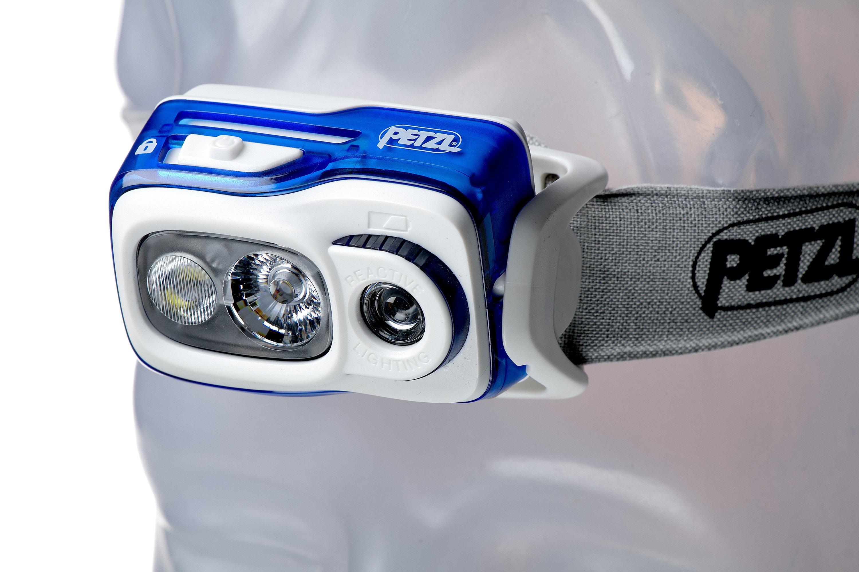 Petzl SWIFT RL head torch, blue | Advantageously shopping at ...