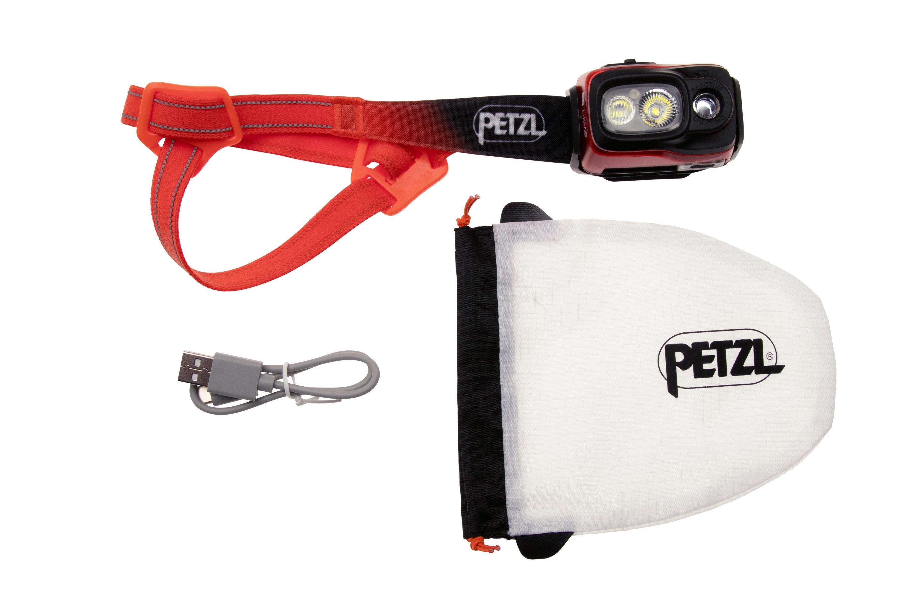 Latarka czołowa Petzl SWIFT RL, E095BB01, pomarańczowa, 1100 lumenów ...