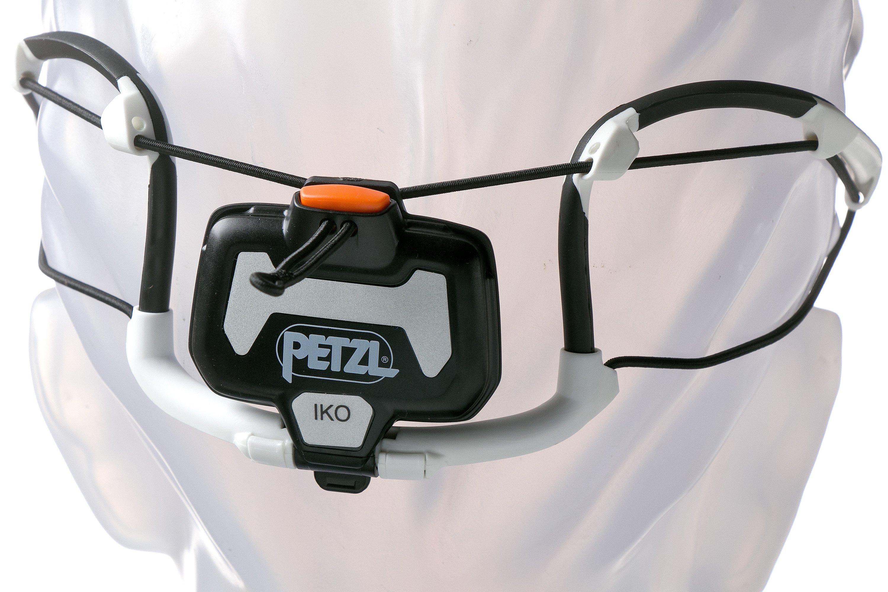 Petzl IKO Black rechargeable head torch, 350 lumens | Advantageously ...