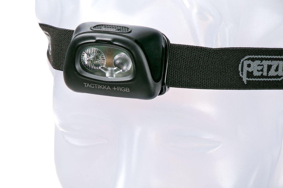 Petzl Tactikka +RGB E89ABA head torch, black | Advantageously shopping ...