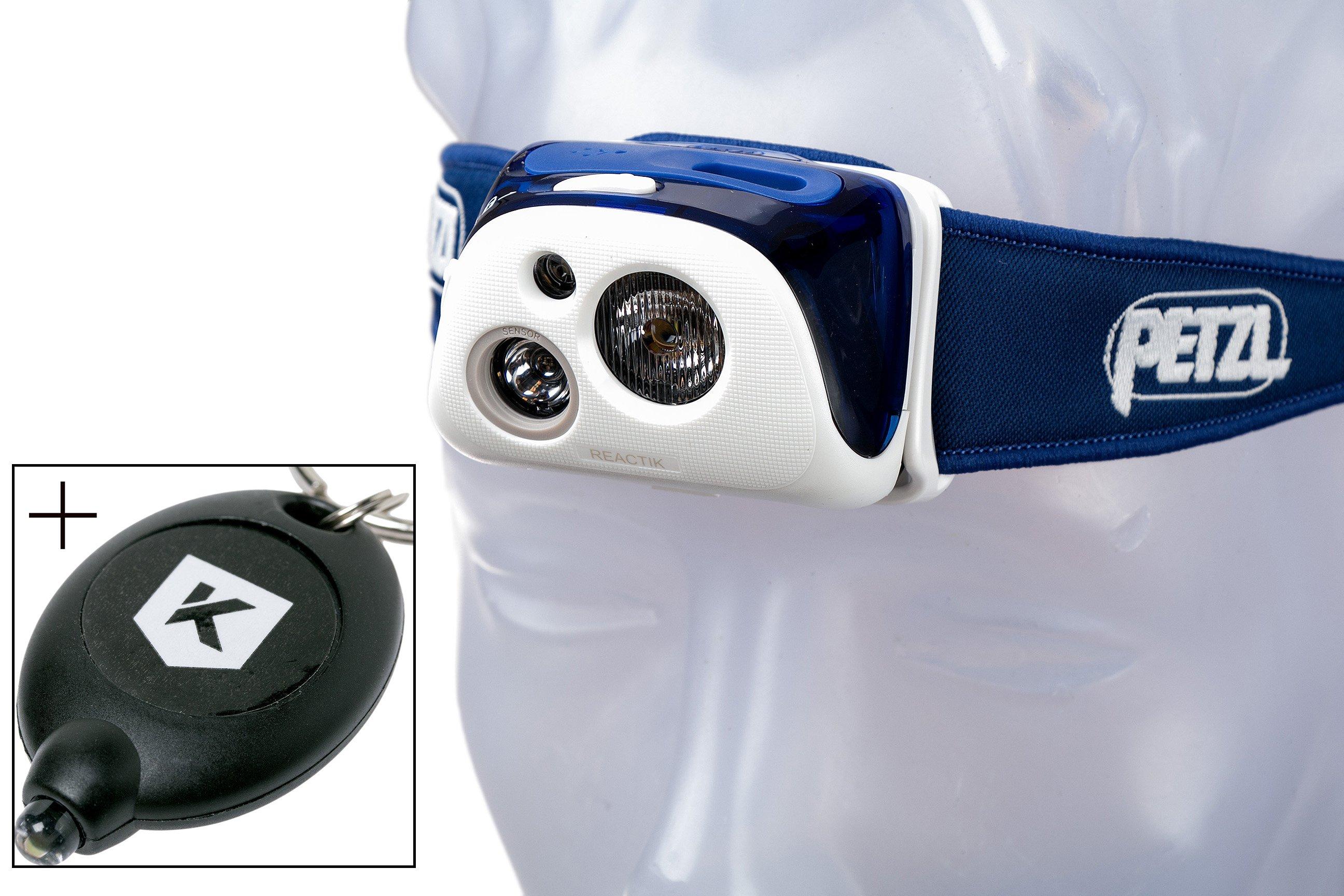 Petzl Reactik E92 HMI oplaadbare hoofdlamp, blauw | Voordelig kopen bij ...