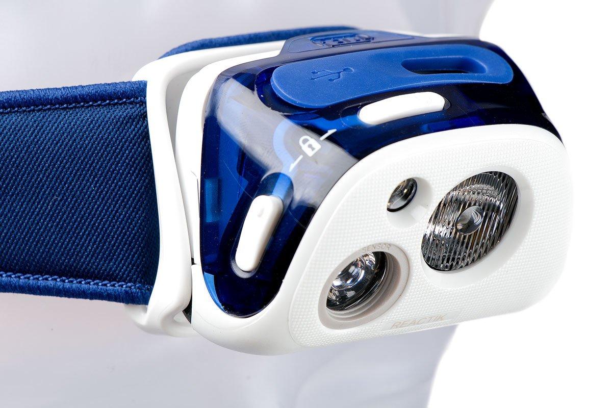 Petzl Reactik E92 HMI oplaadbare hoofdlamp, blauw | Voordelig kopen bij ...