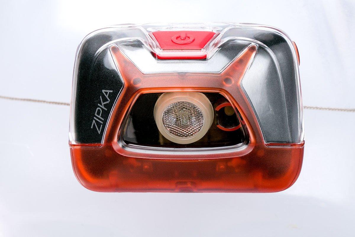 Petzl Zipka E93ABA hoofdlamp, rood | Voordelig kopen bij knivesandtools.be