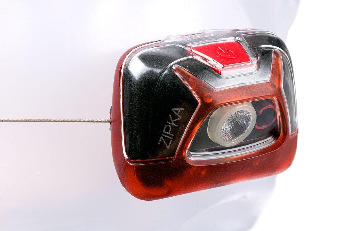 Petzl Zipka E93ABA hoofdlamp, rood | Voordelig kopen bij knivesandtools.nl