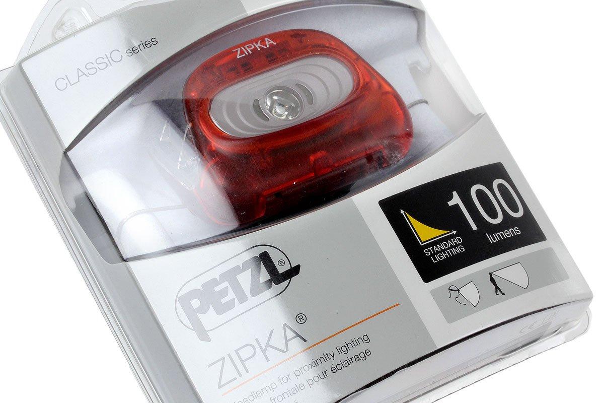 Petzl ZIPKA Red headlamp, E93ZMA | Advantageously shopping at ...
