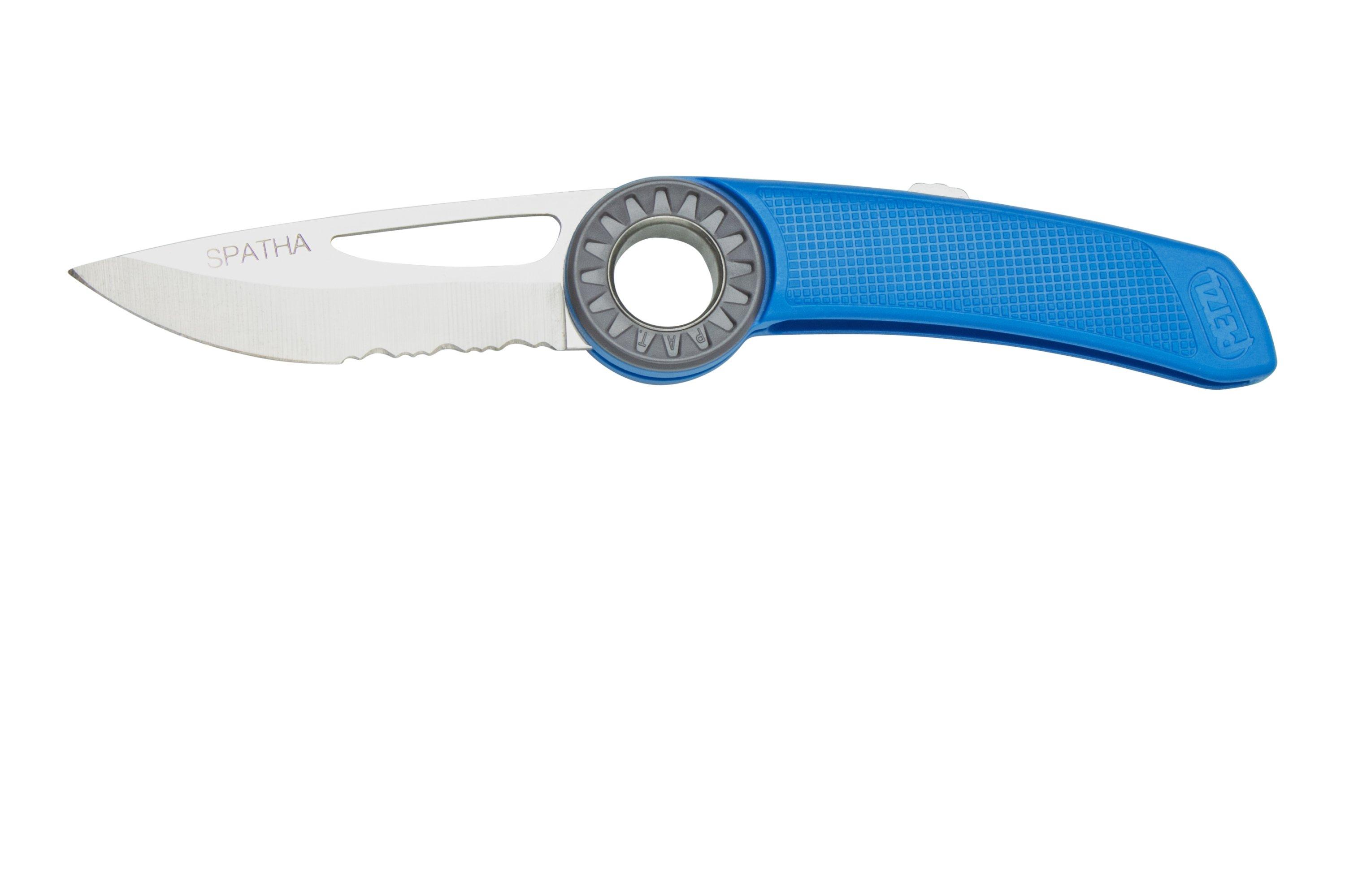 Petzl Spatha S92AB, blue, pocket knife | Advantageously shopping at ...
