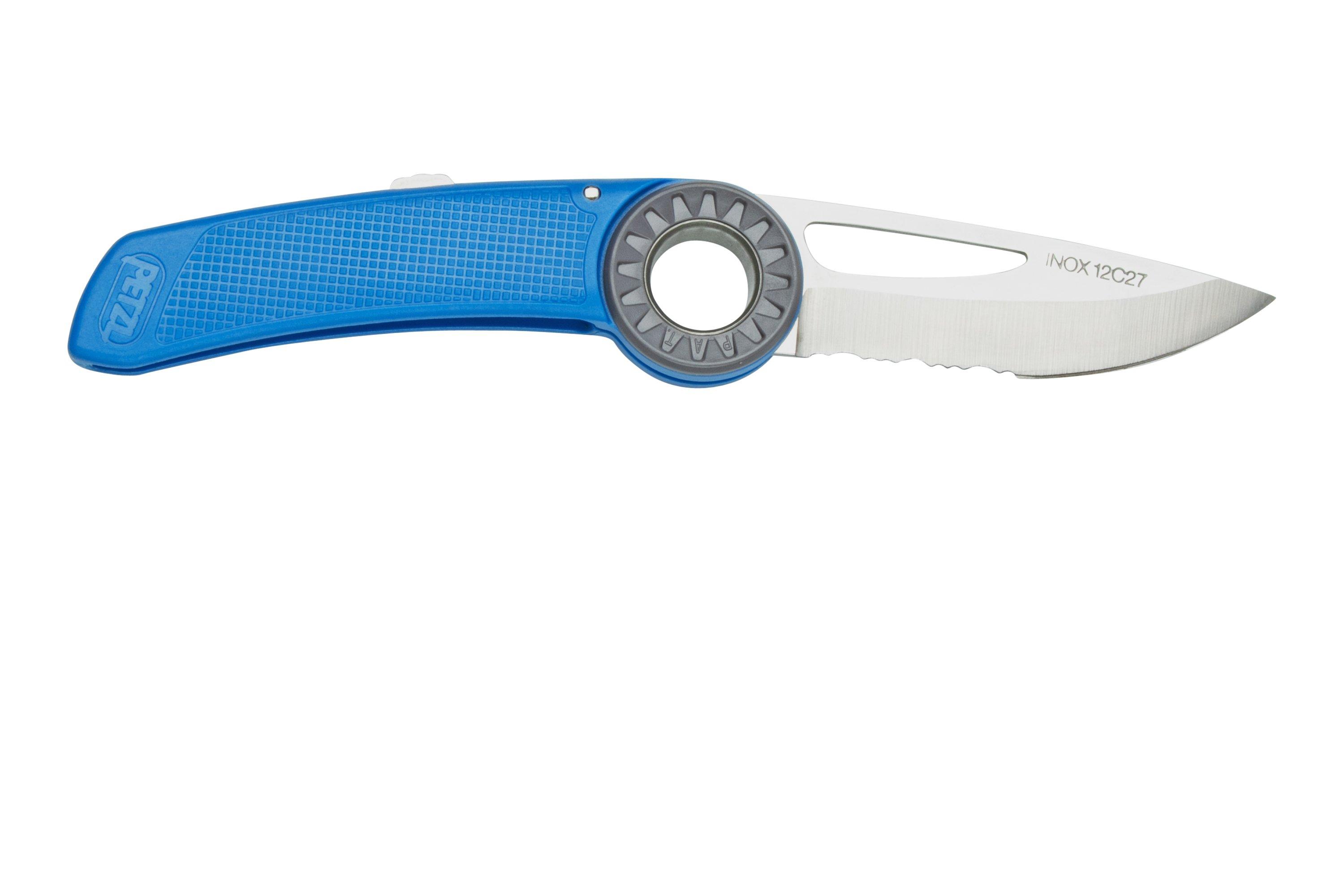 Petzl Spatha S92AB, blue, pocket knife | Advantageously shopping at ...