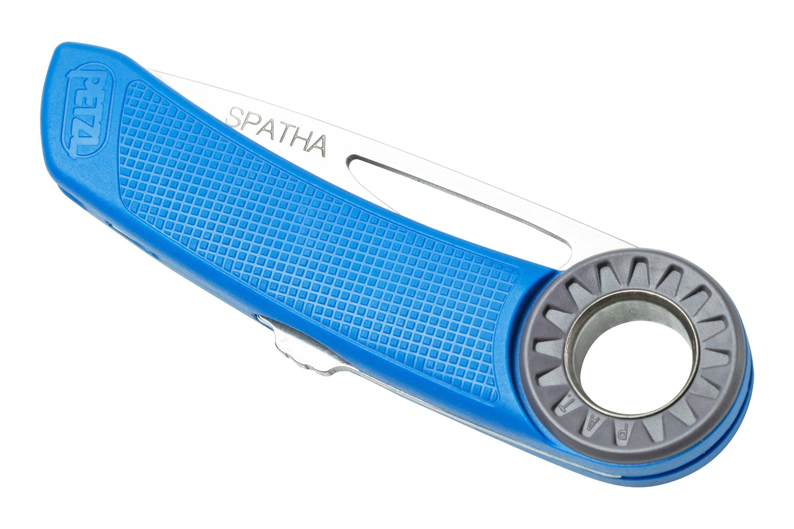 Petzl Spatha S92AB, blue, pocket knife | Advantageously shopping at ...